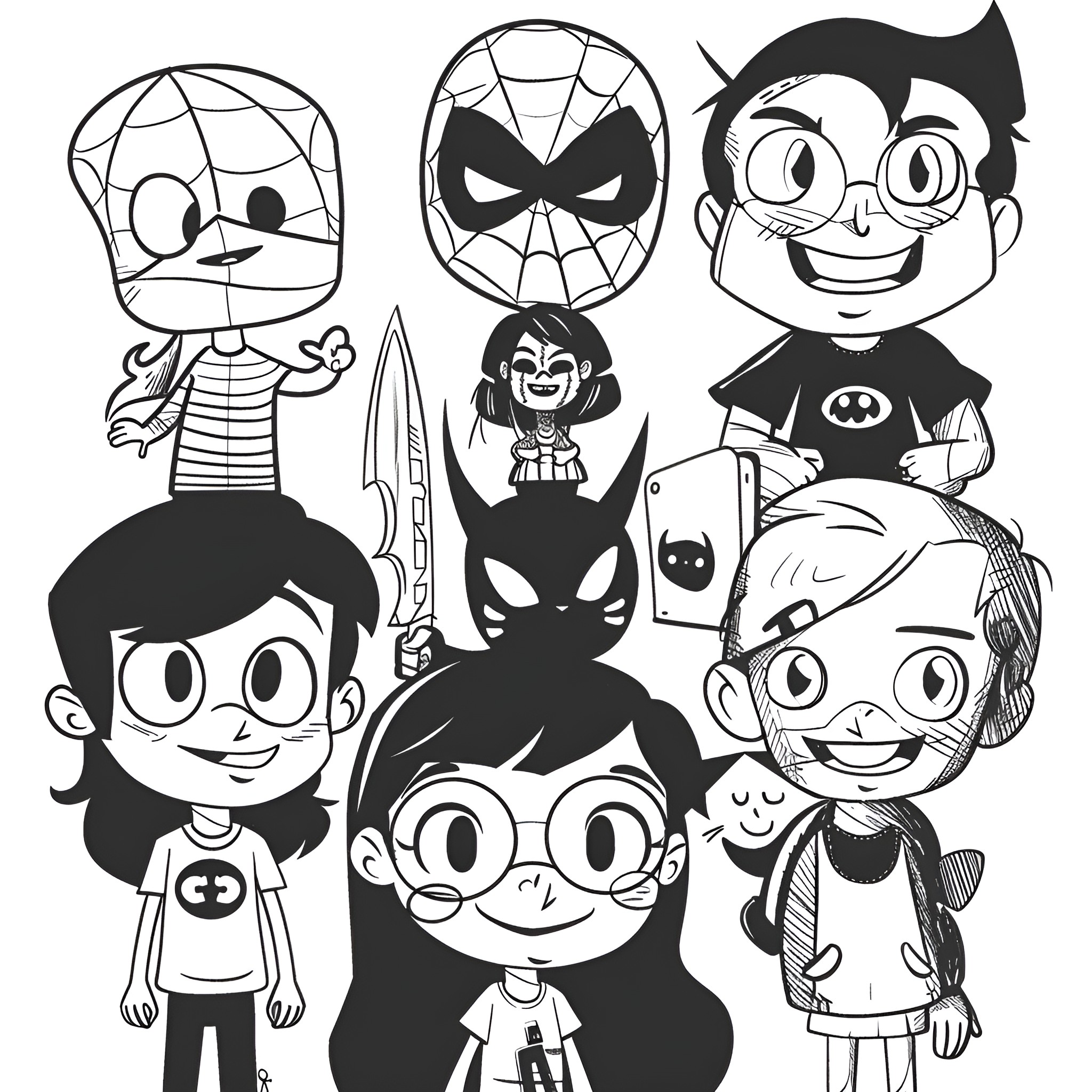 60 Best Easy Cartoon Drawing Ideas Drawing Ideas (Free Printable PDFs)