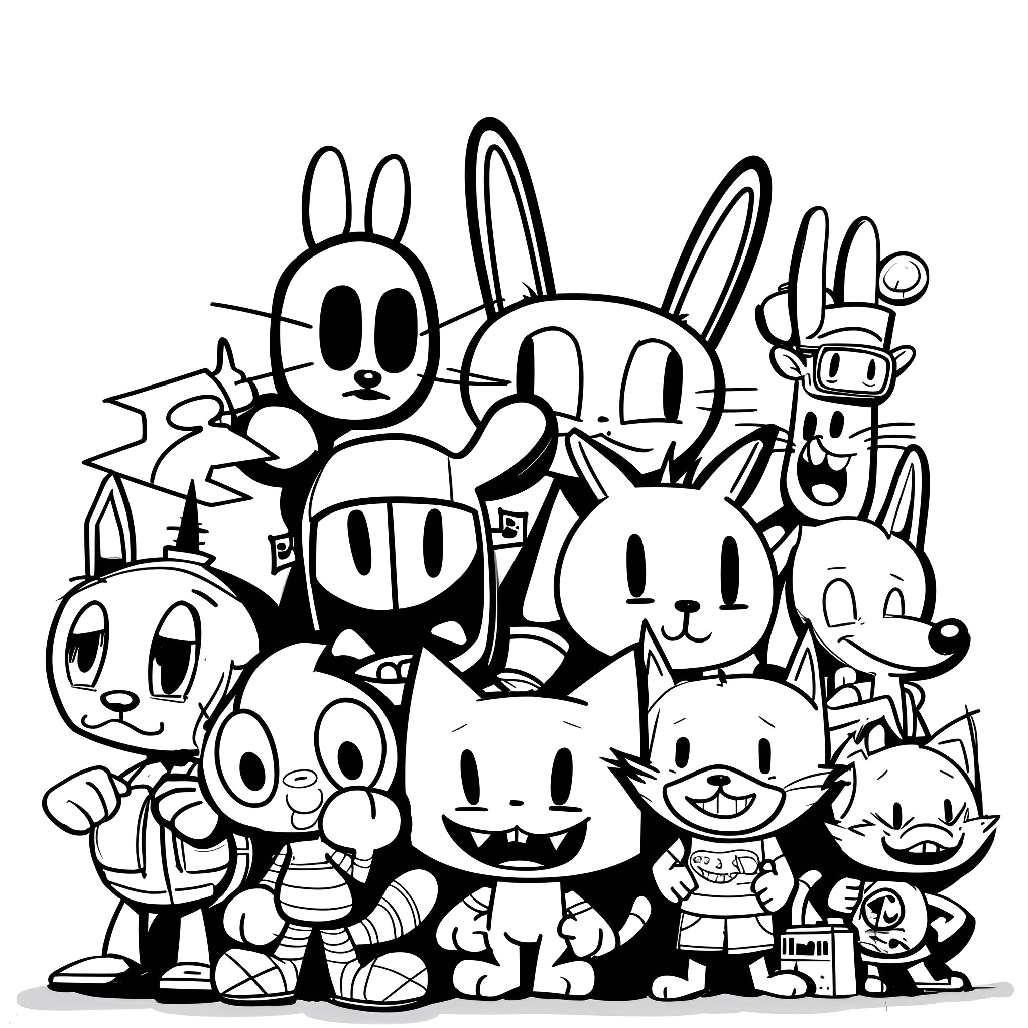 60 Best Easy Cartoon Drawing Ideas Drawing Ideas (Free Printable PDFs)