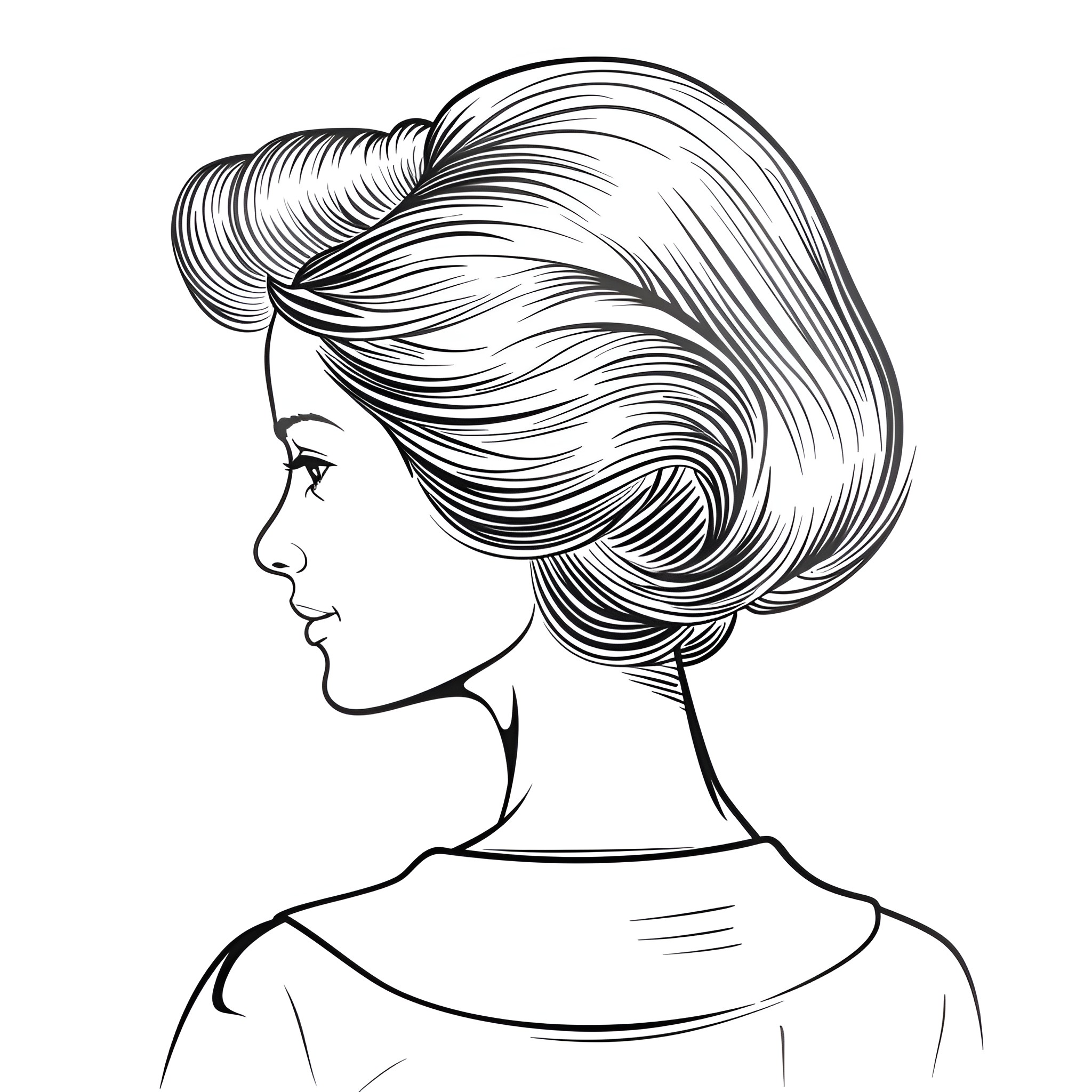 35 Best Easy Hair Drawing Ideas Drawing Ideas (Free Printable PDFs)