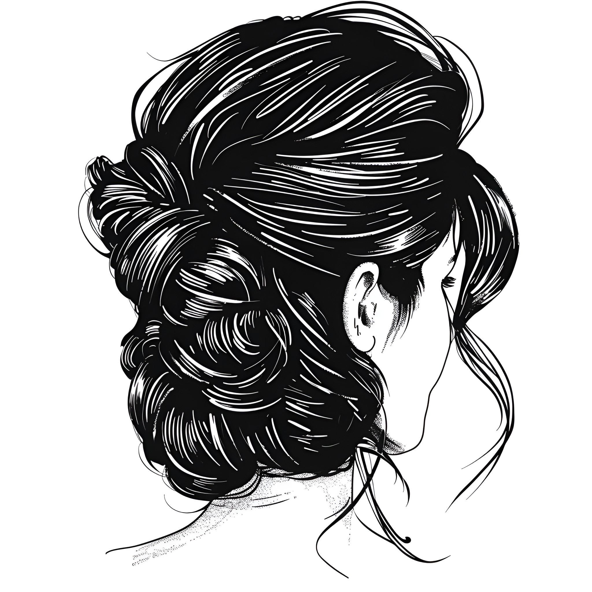 35 Best Easy Hair Drawing Ideas Drawing Ideas (Free Printable PDFs)