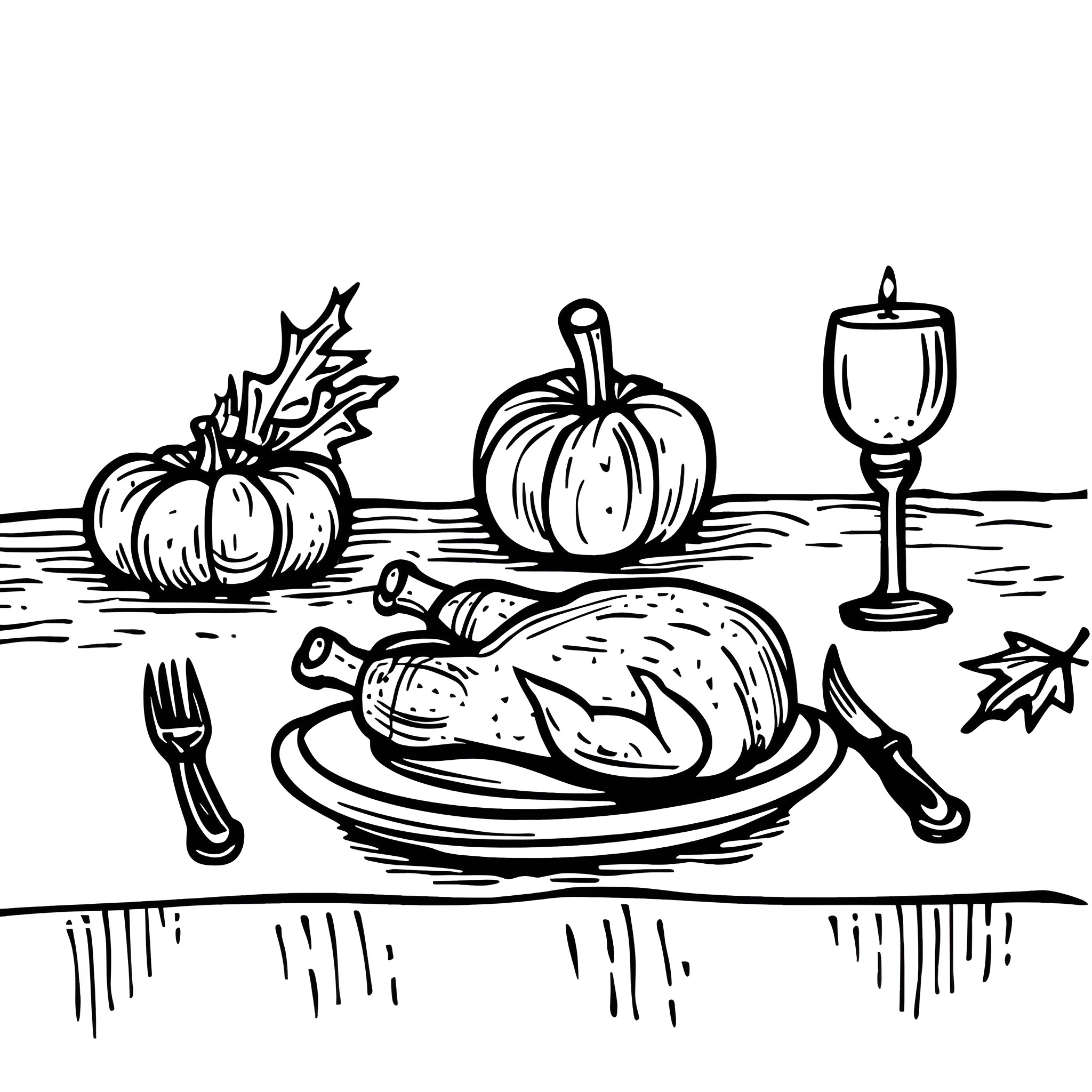 42 Best Easy Thanksgiving Drawing Ideas Drawing Ideas (Free Printable PDFs)