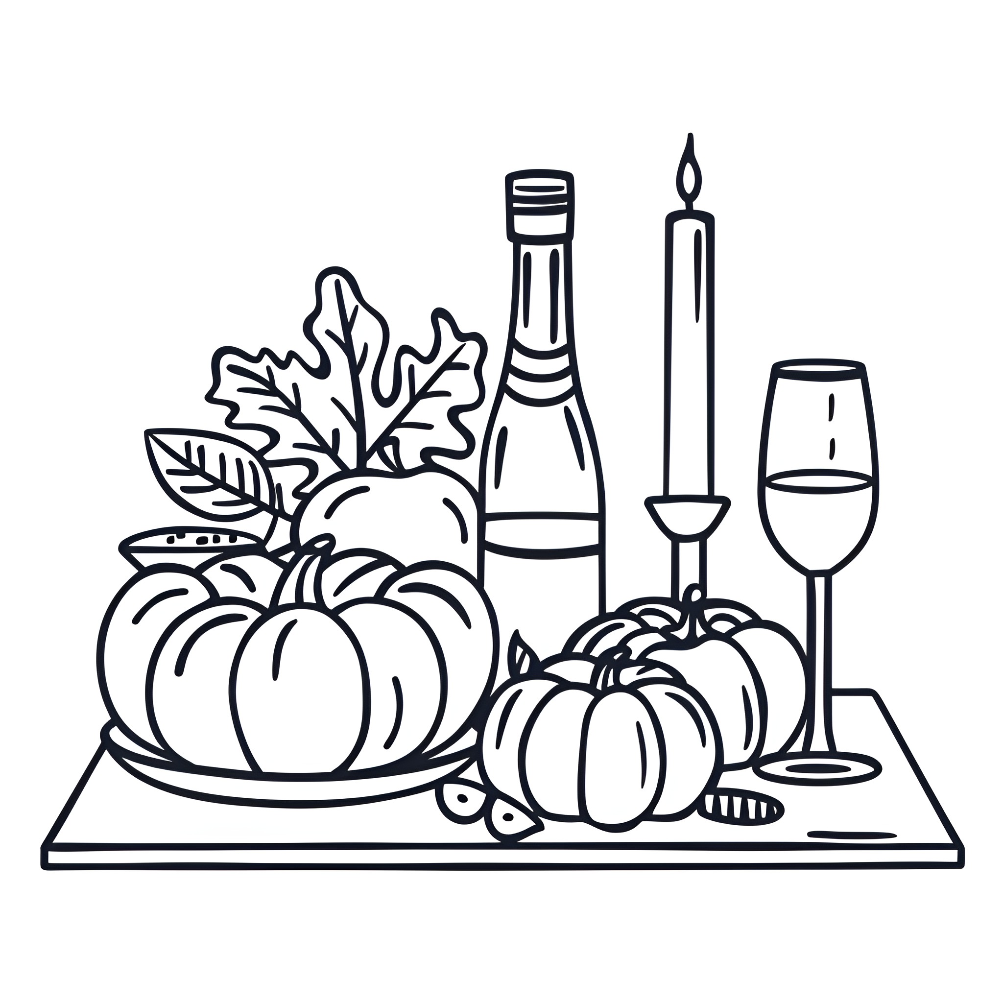 42 Best Easy Thanksgiving Drawing Ideas Drawing Ideas (Free Printable PDFs)