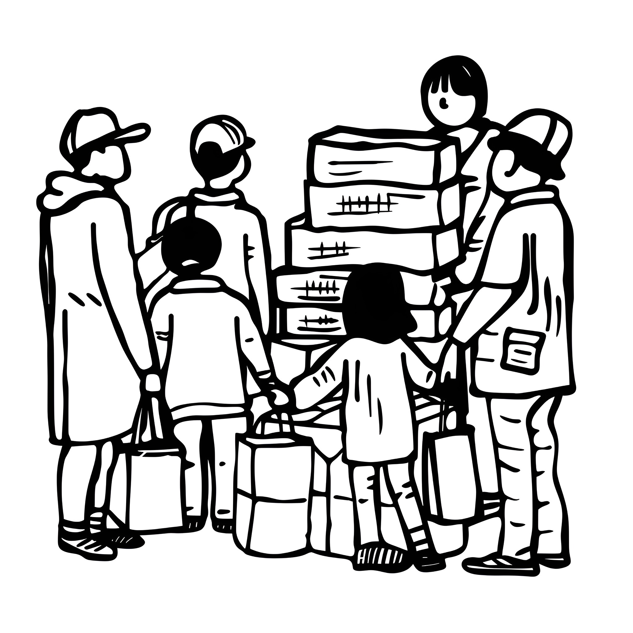 45 Best Easy People Drawing Ideas Drawing Ideas (Free Printable PDFs)