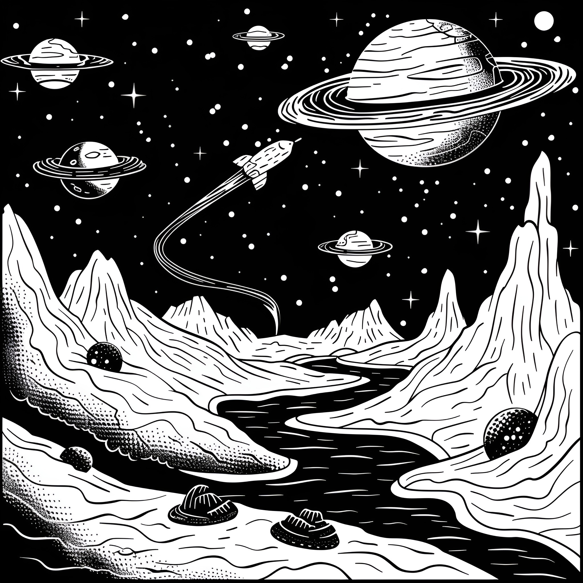 48 Best Easy Outer Space Drawing Ideas Drawing Ideas (Free Printable PDFs)