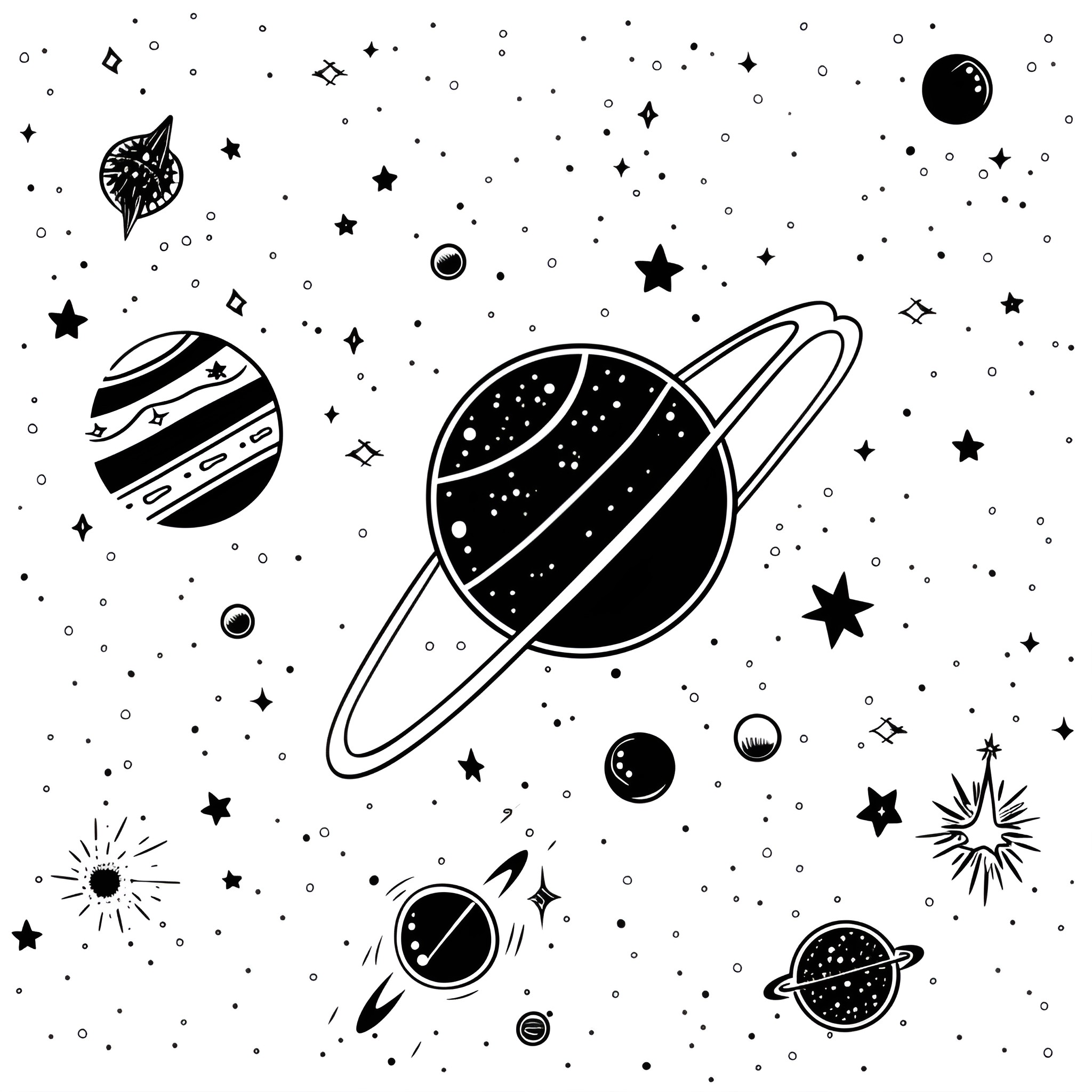 48 Best Easy Outer Space Drawing Ideas Drawing Ideas (Free Printable PDFs)