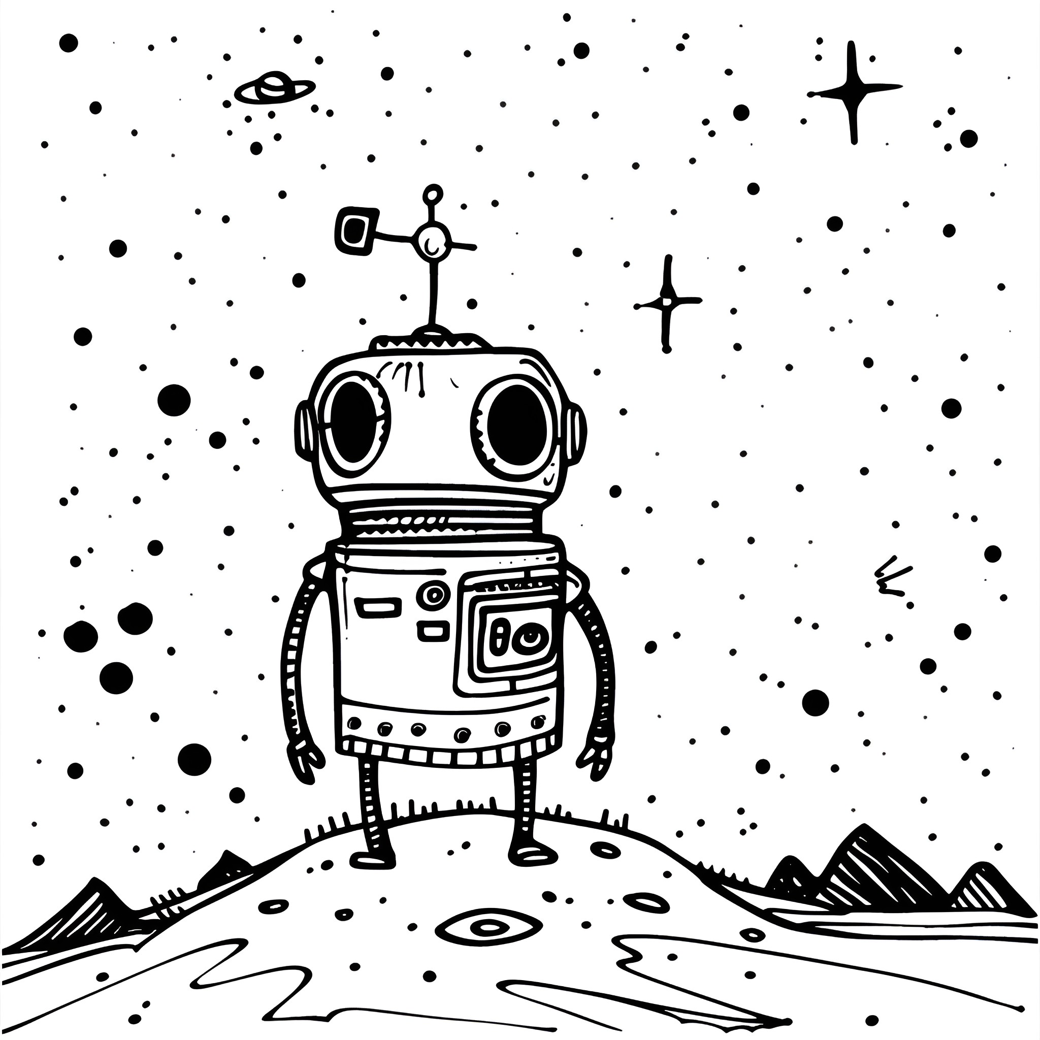 48 Best Easy Outer Space Drawing Ideas Drawing Ideas (Free Printable PDFs)