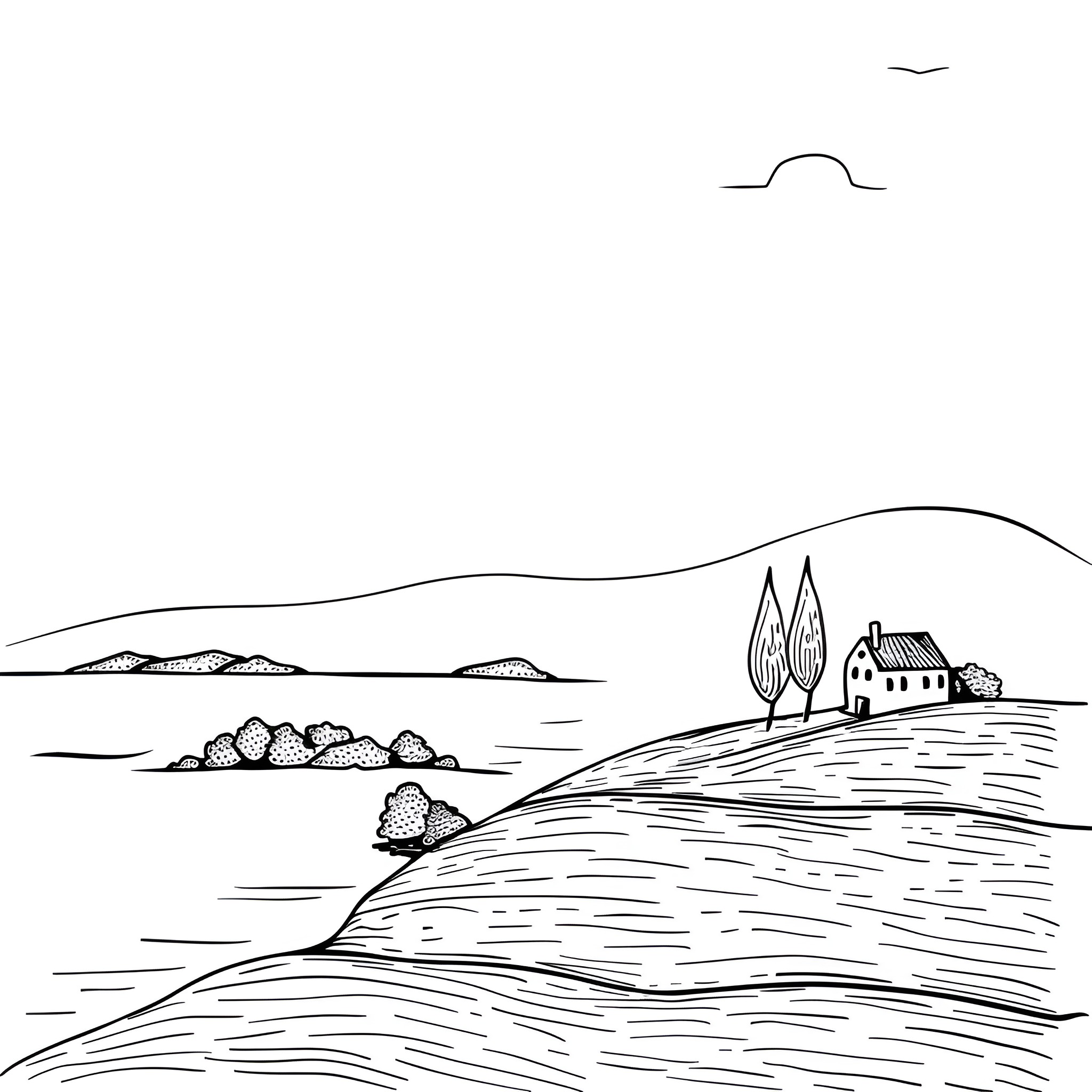 49 Best Easy Landscape Drawing Ideas Drawing Ideas (Free Printable PDFs)