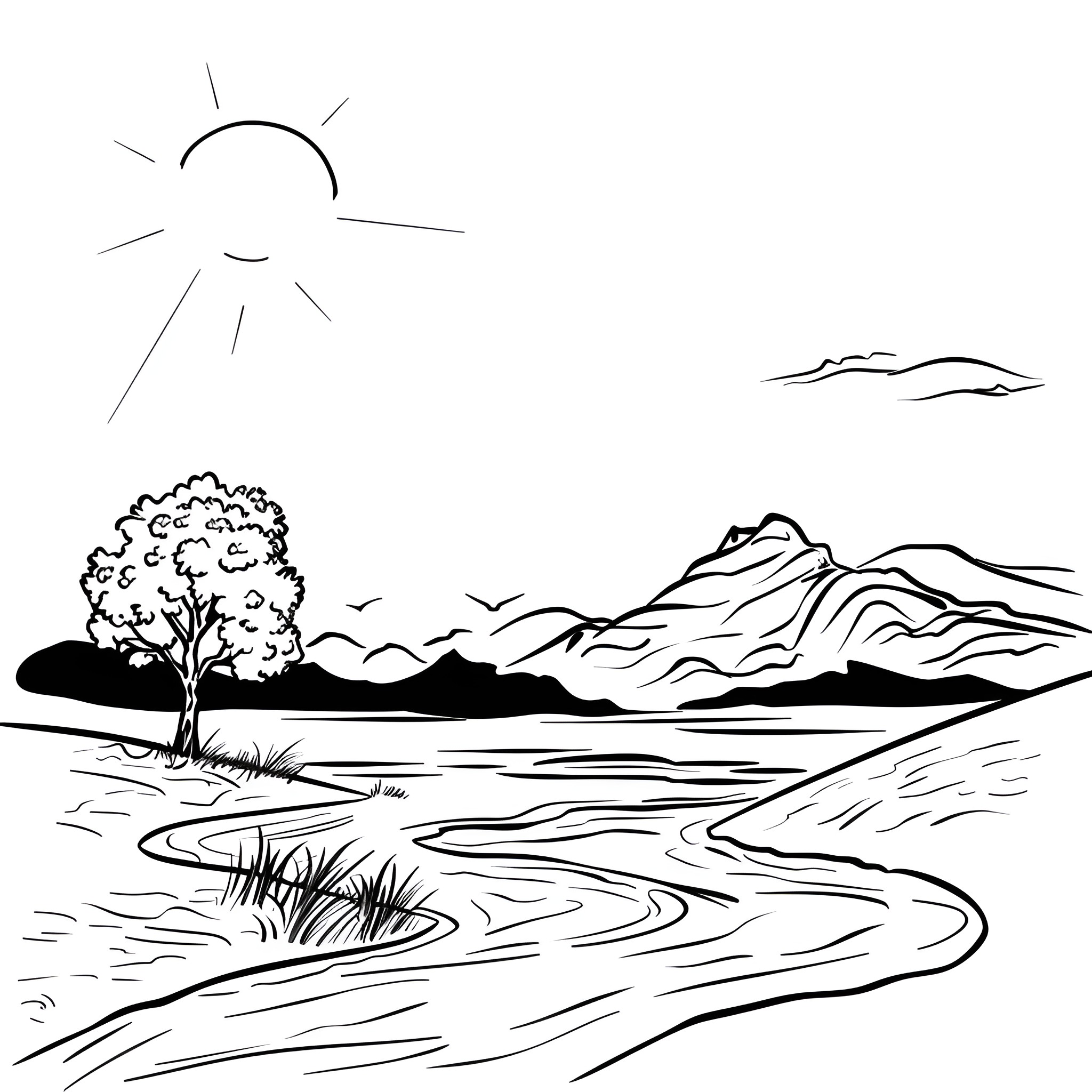 49 Best Easy Landscape Drawing Ideas Drawing Ideas (Free Printable PDFs)