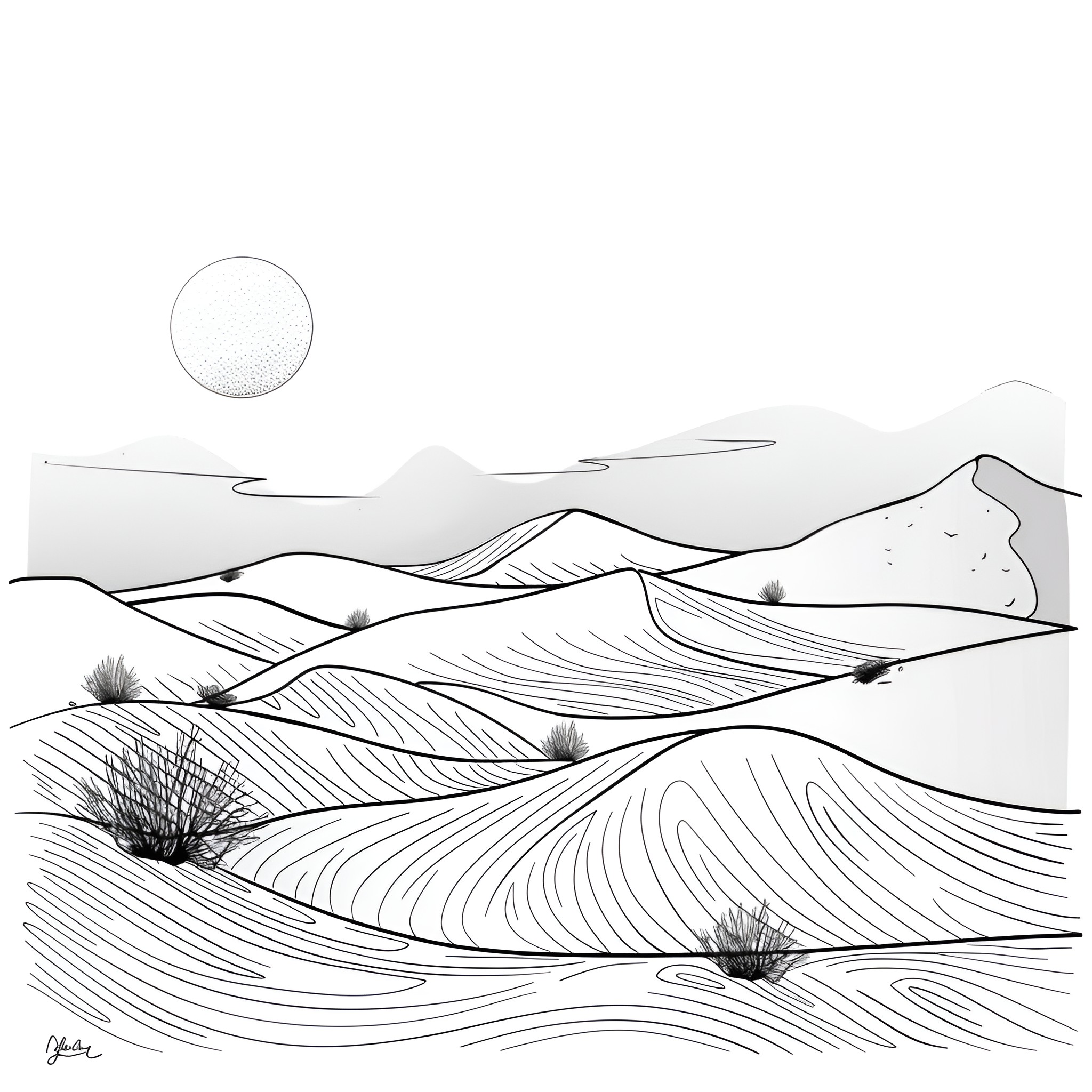 49 Best Easy Landscape Drawing Ideas Drawing Ideas (Free Printable PDFs)