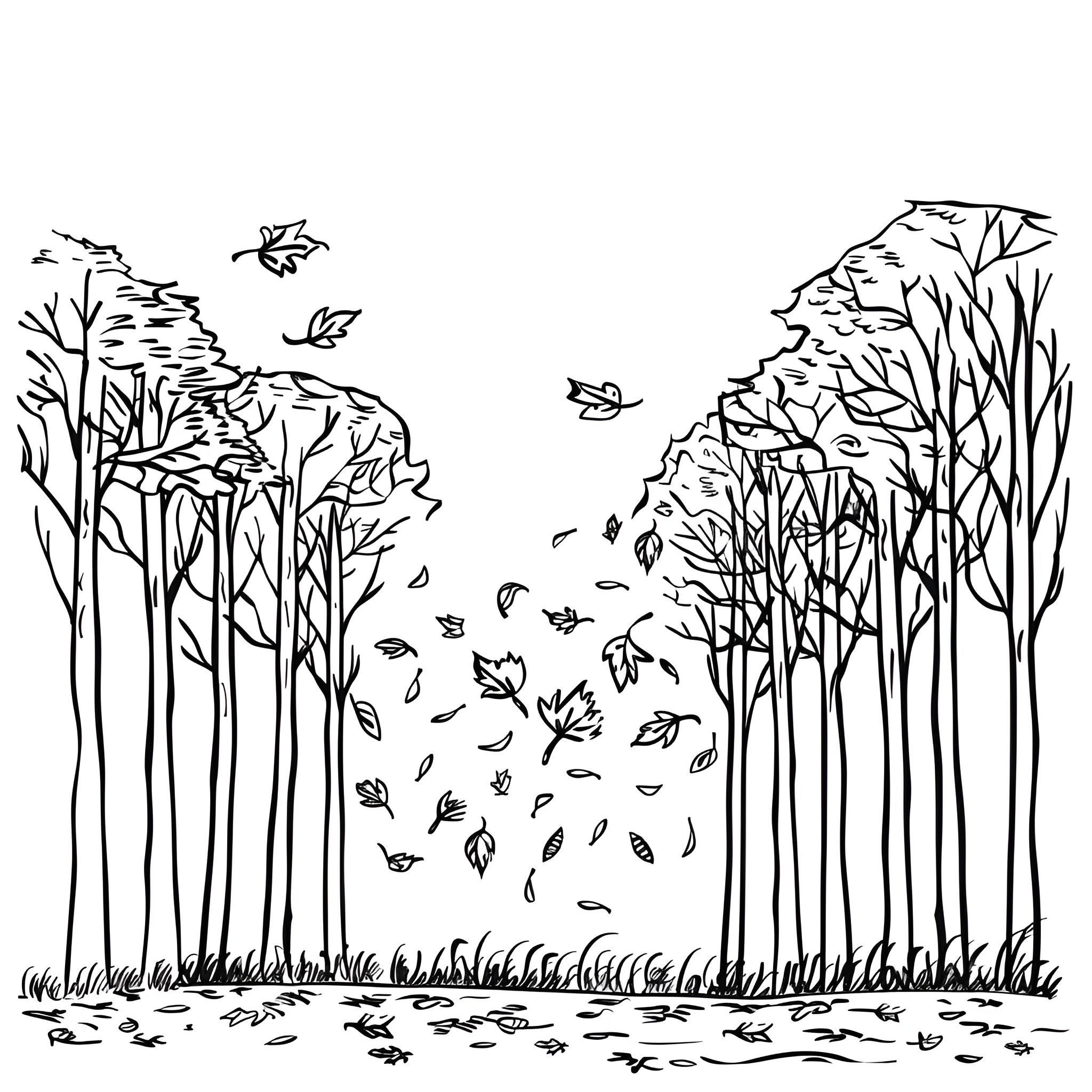36 Best Easy Fall Season Drawing Ideas Drawing Ideas Free Printable PDFs 