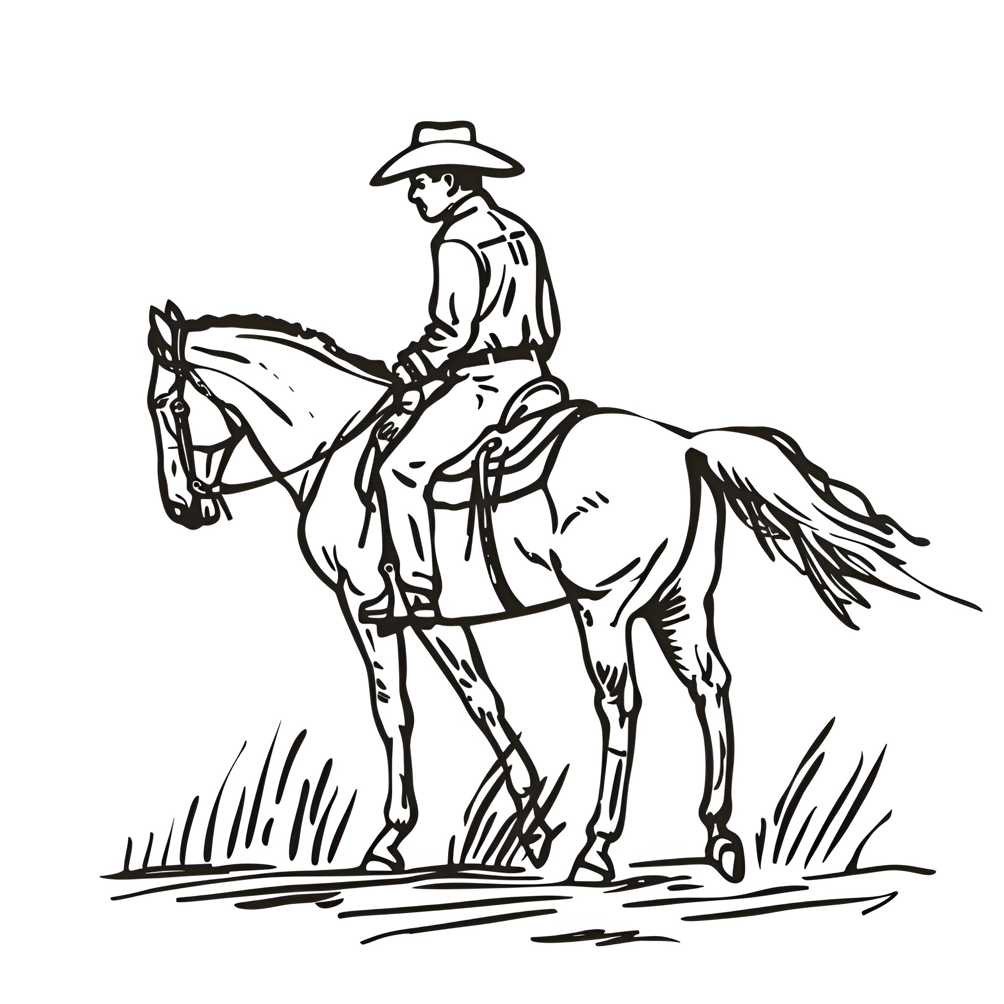 47 Best Easy Western Drawing Ideas Drawing Ideas (Free Printable PDFs)