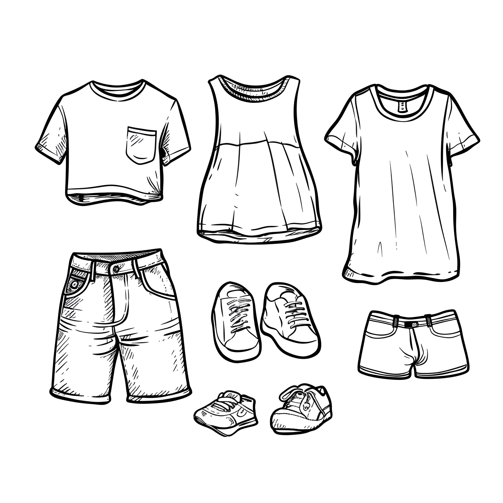 52 Best Easy Clothes Drawing Ideas Drawing Ideas (Free Printable PDFs)