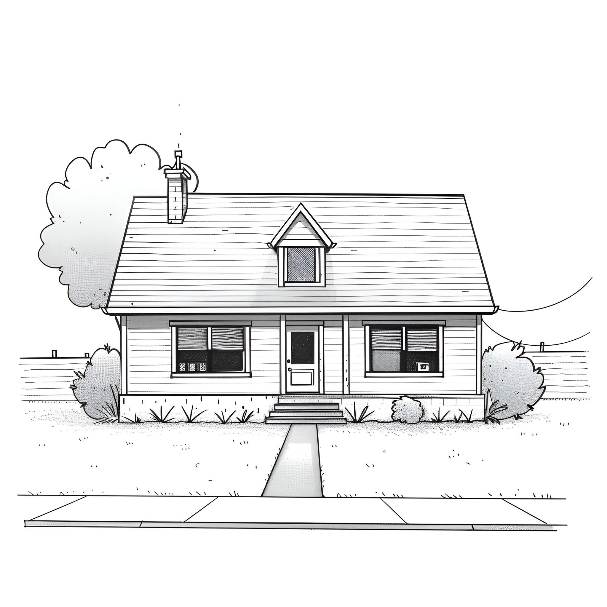 72 Best Easy House Drawing Ideas Drawing Ideas (Free Printable PDFs)