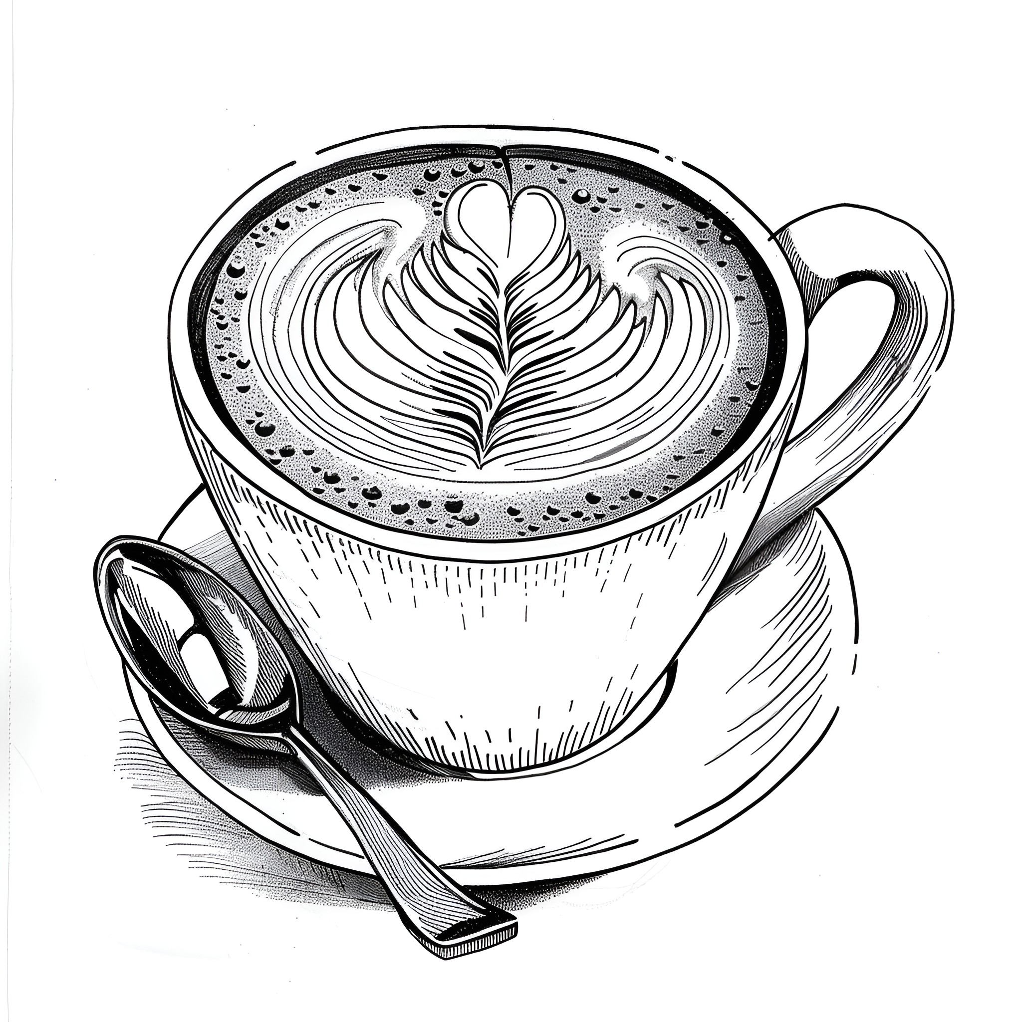 48 Best Easy Coffee Drawing Ideas Drawing Ideas (Free Printable PDFs)