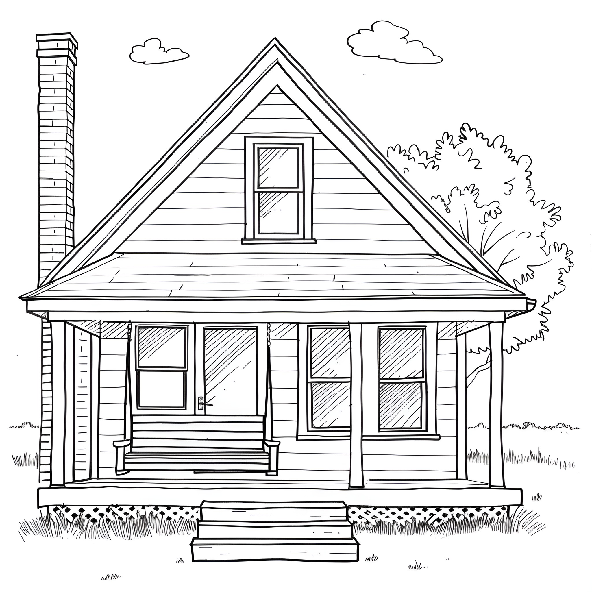 72 Best Easy House Drawing Ideas Drawing Ideas (Free Printable PDFs)
