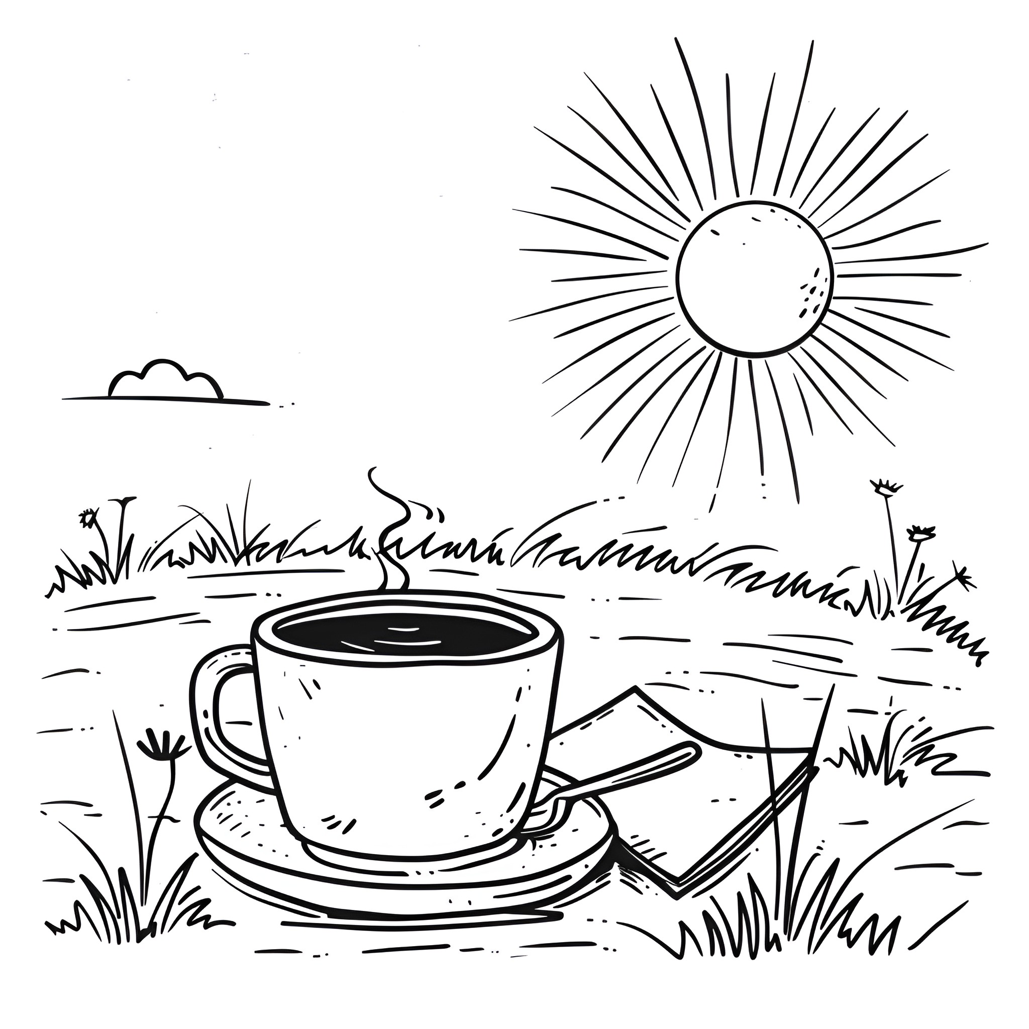 48 Best Easy Coffee Drawing Ideas Drawing Ideas (Free Printable PDFs)