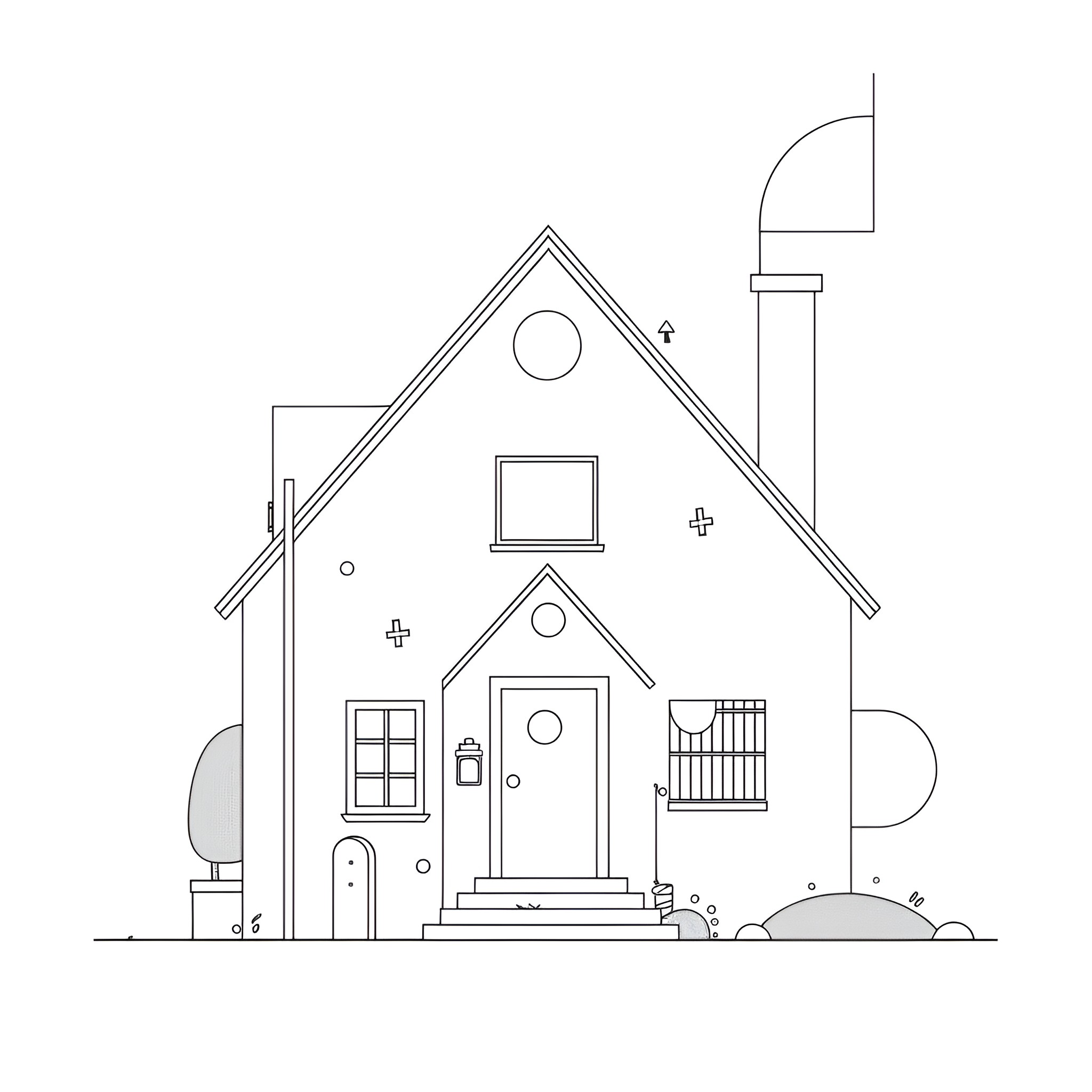 72 Best Easy House Drawing Ideas Drawing Ideas (Free Printable PDFs)