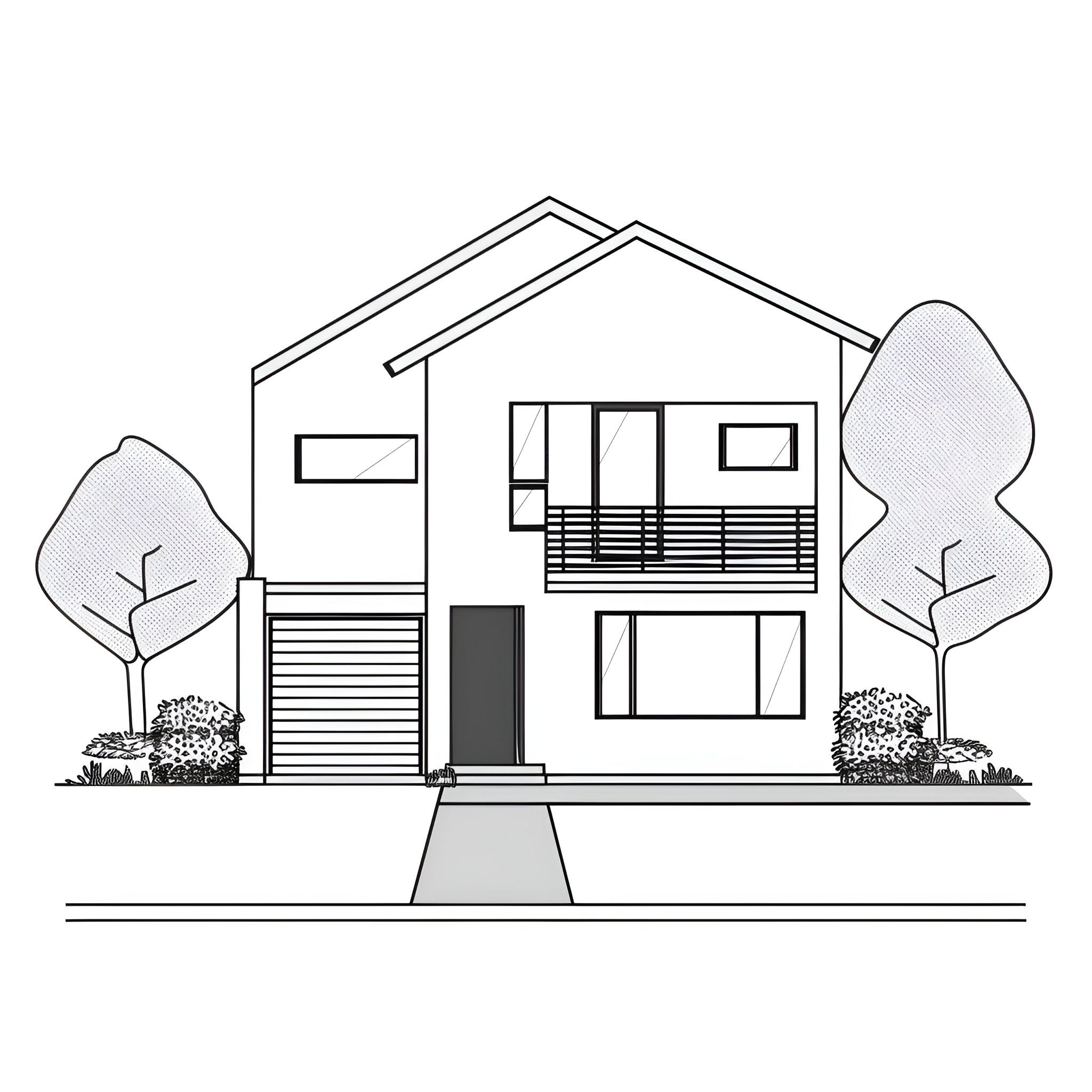 72 Best Easy House Drawing Ideas Drawing Ideas (Free Printable PDFs)