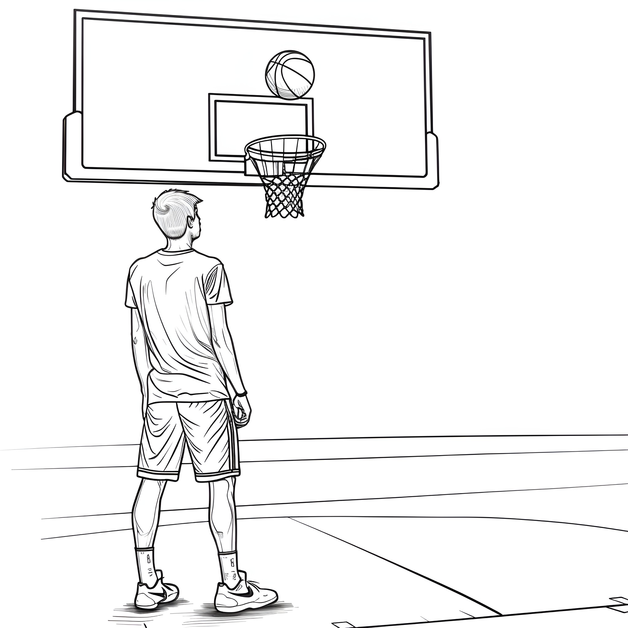 47 Best Easy Basketball Drawing Ideas Drawing Ideas (Free Printable PDFs)