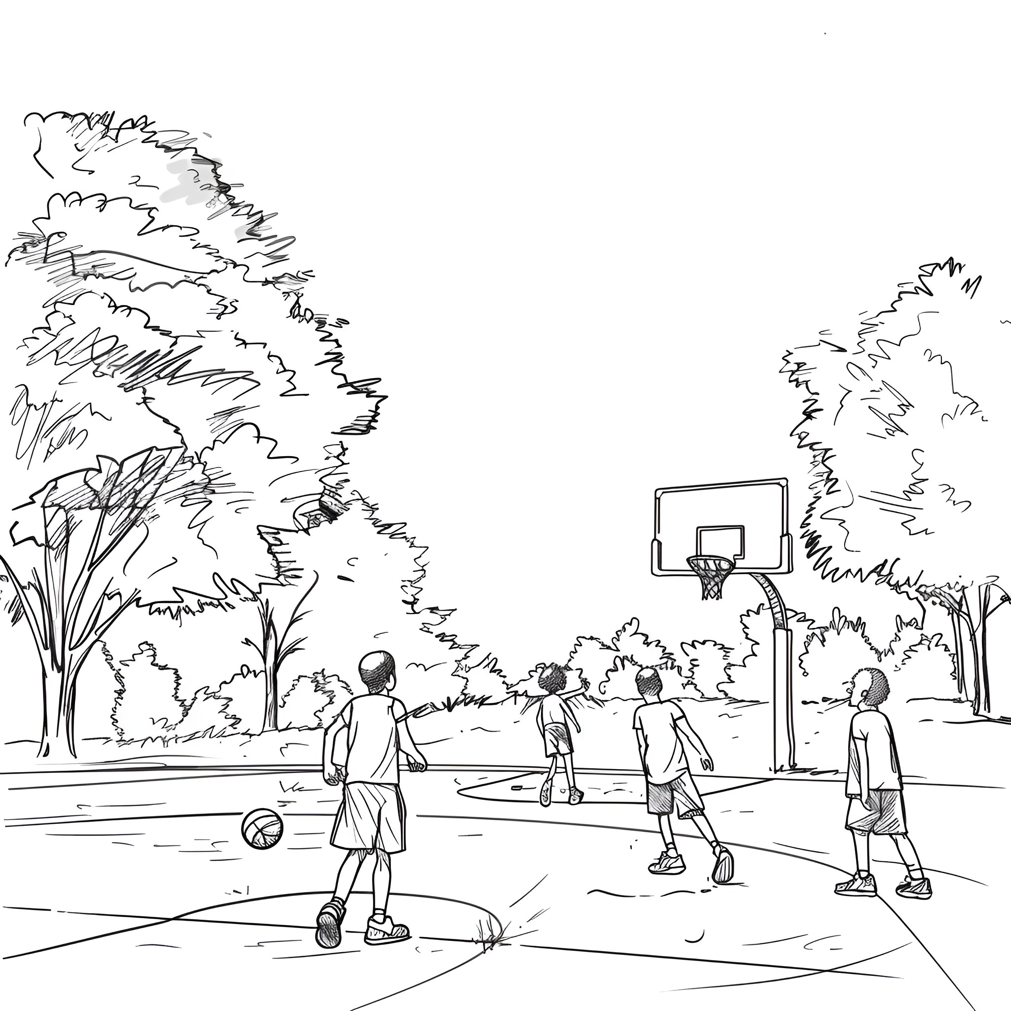 47 Best Easy Basketball Drawing Ideas Drawing Ideas (Free Printable PDFs)