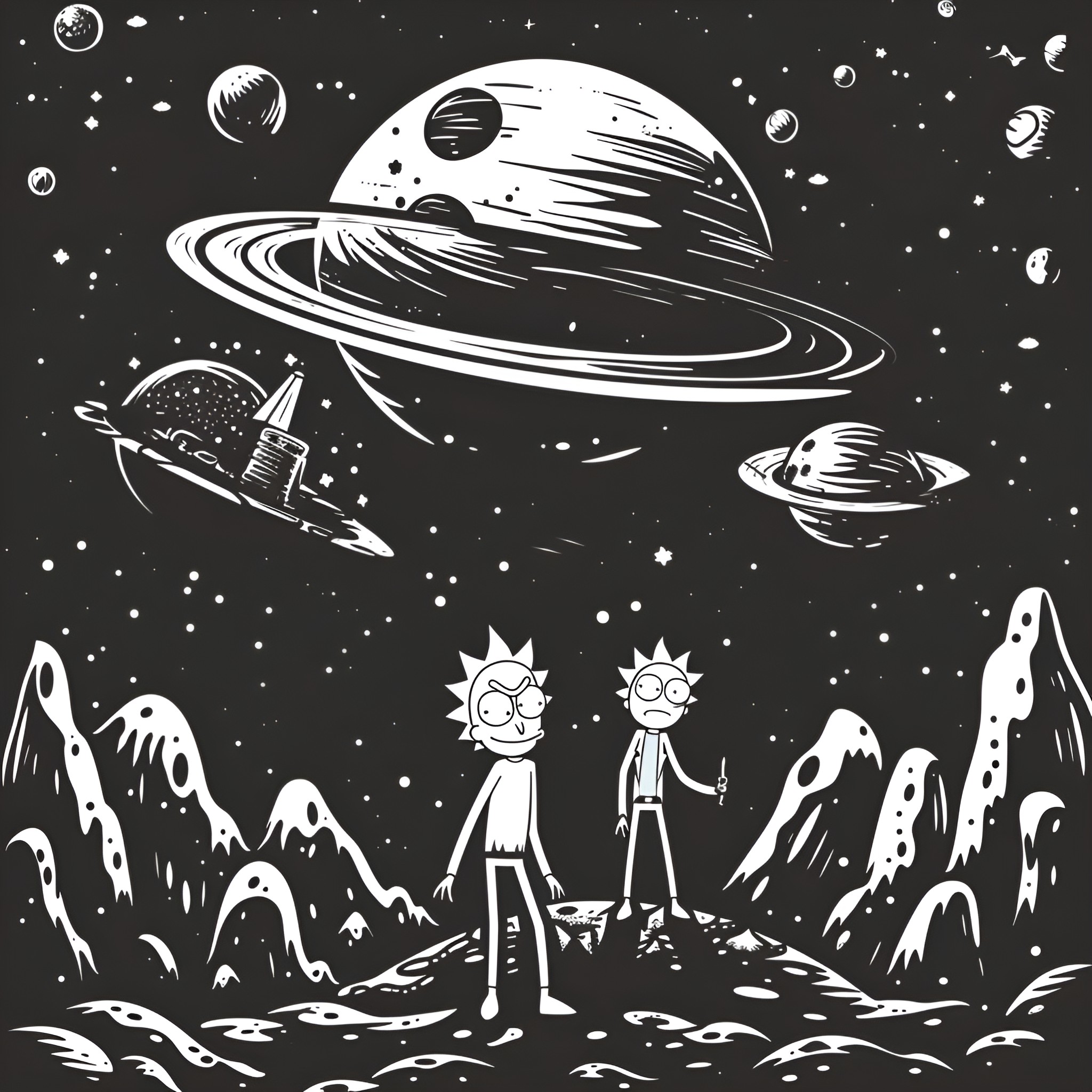 44 Best Easy Rick And Morty Drawing Ideas Drawing Ideas (Free Printable ...