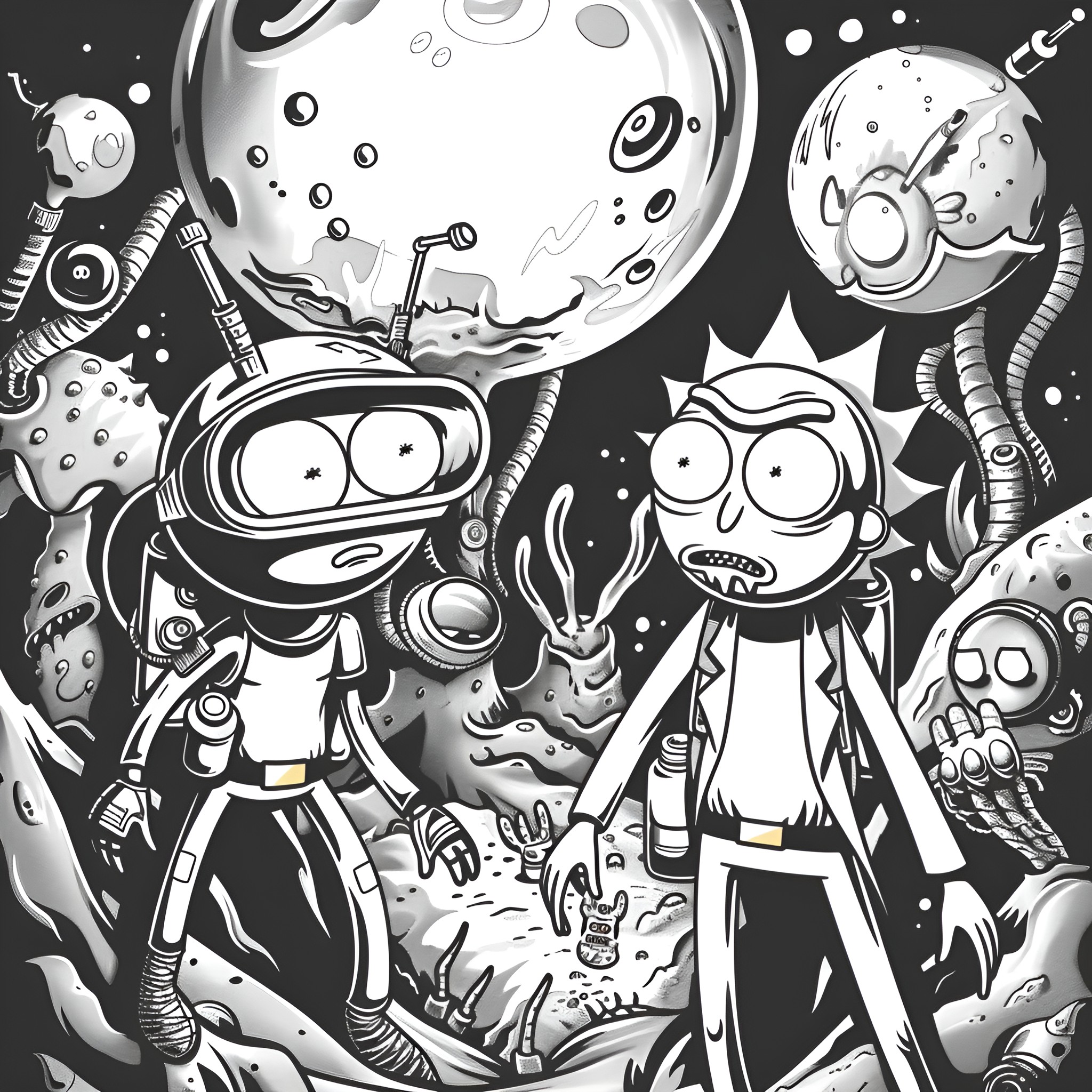 44 Best Easy Rick And Morty Drawing Ideas Drawing Ideas (Free Printable ...