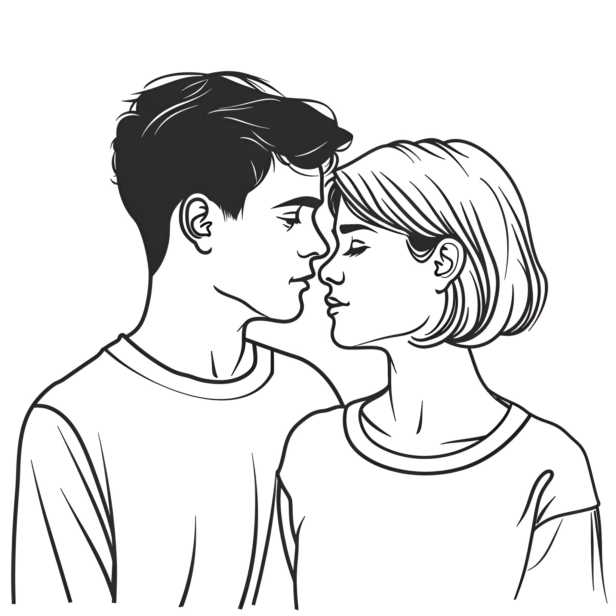 56 Best Easy Couple Drawing Ideas Drawing Ideas (Free Printable PDFs)