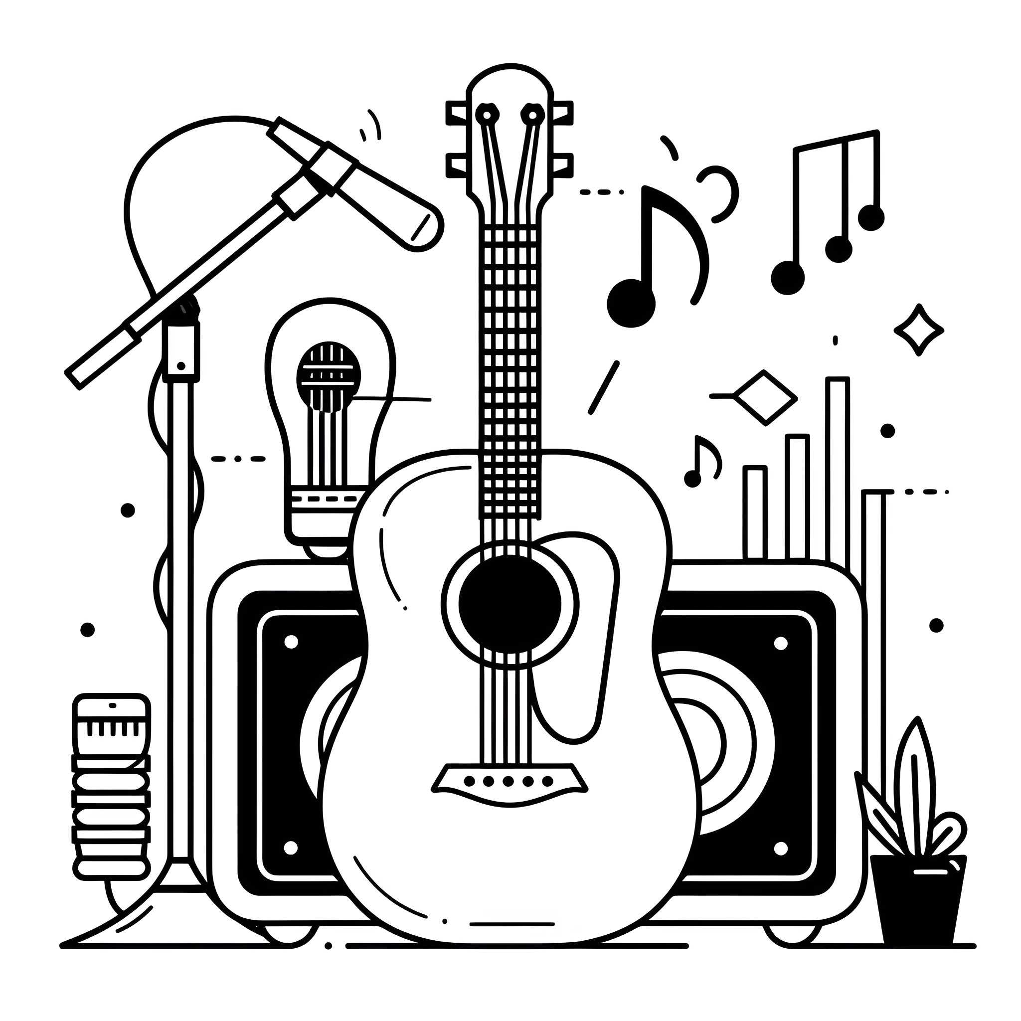 36 Best Easy Music Drawing Ideas Drawing Ideas (Free Printable PDFs)