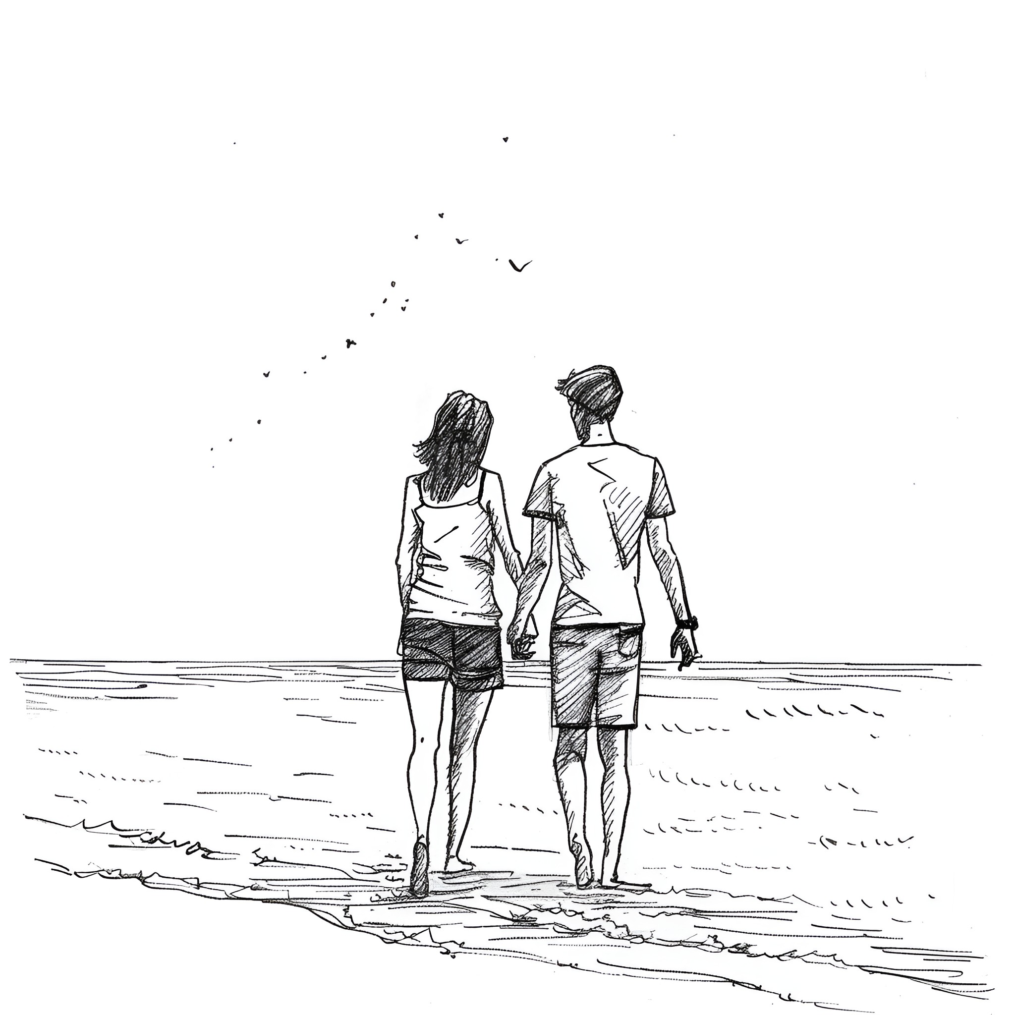 44 Best Easy Beach Drawing Ideas Drawing Ideas (Free Printable PDFs)