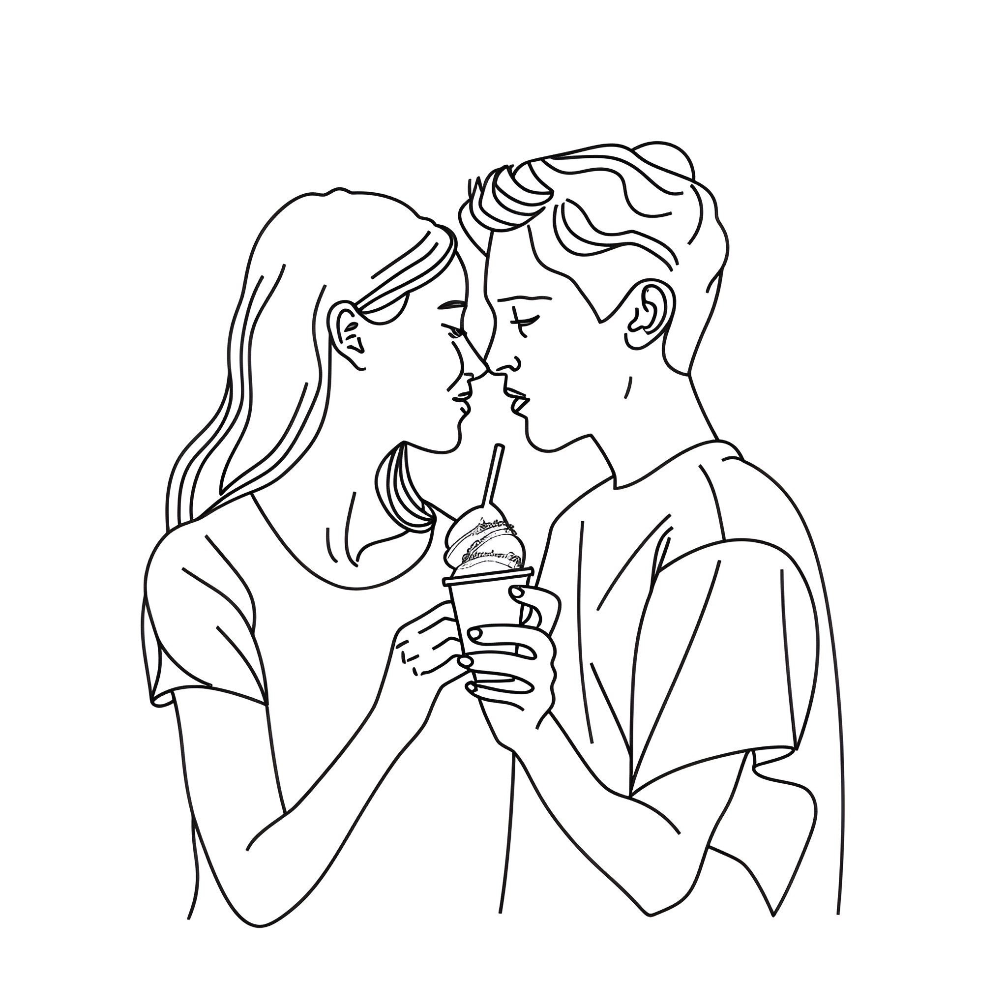 56 Best Easy Couple Drawing Ideas Drawing Ideas (Free Printable PDFs)