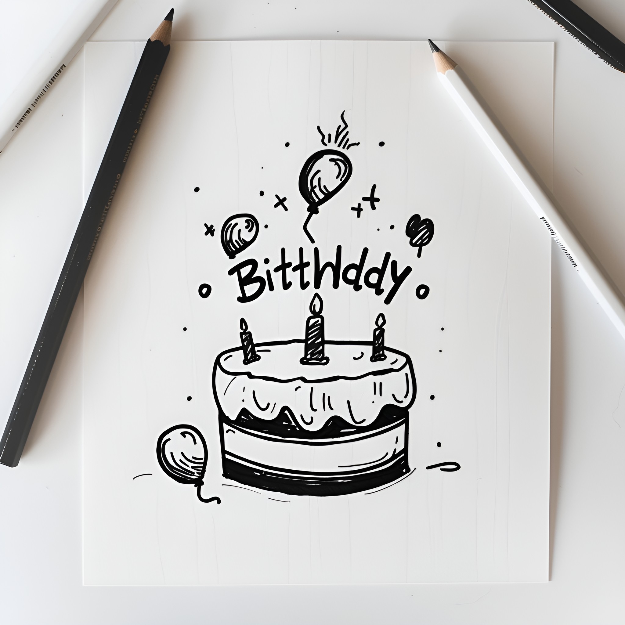 48 Best Easy Birthday Card Drawing Ideas Drawing Ideas (Free Printable ...