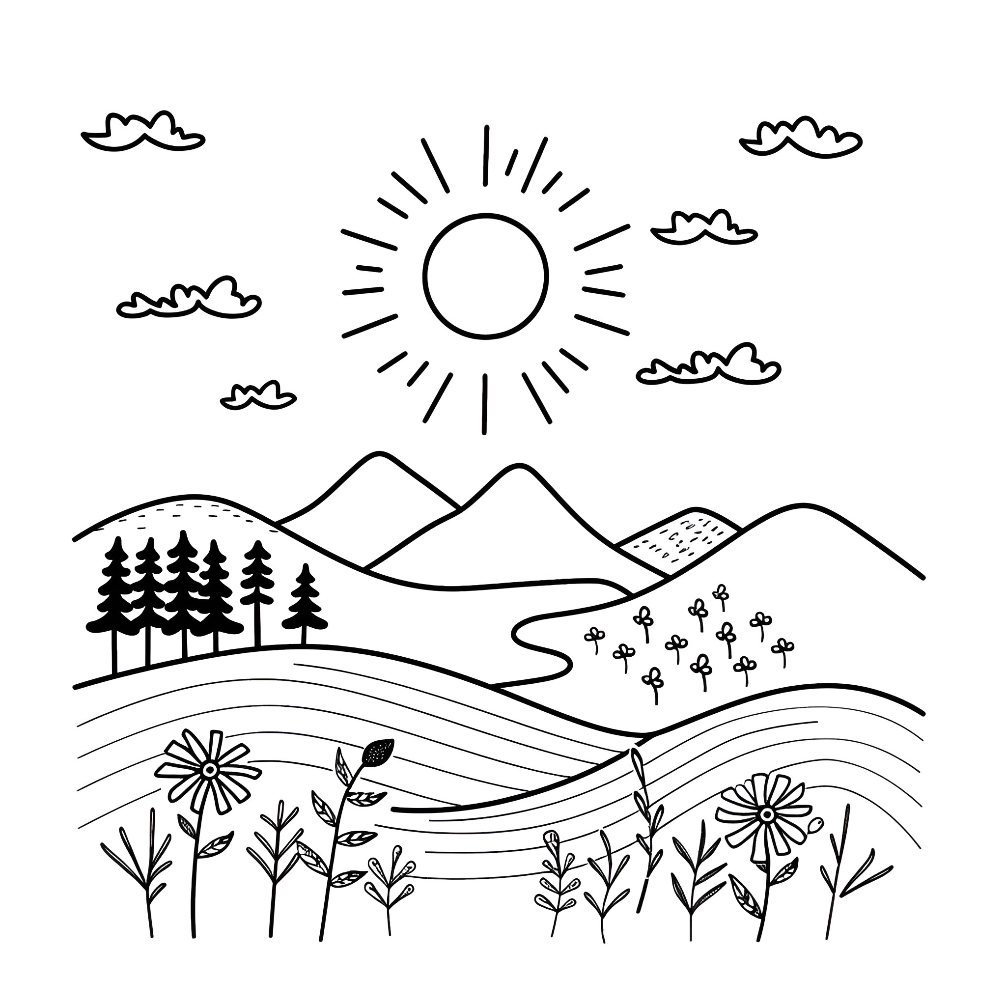 44 Best Easy Nature Drawing Ideas Drawing Ideas (Free Printable PDFs)