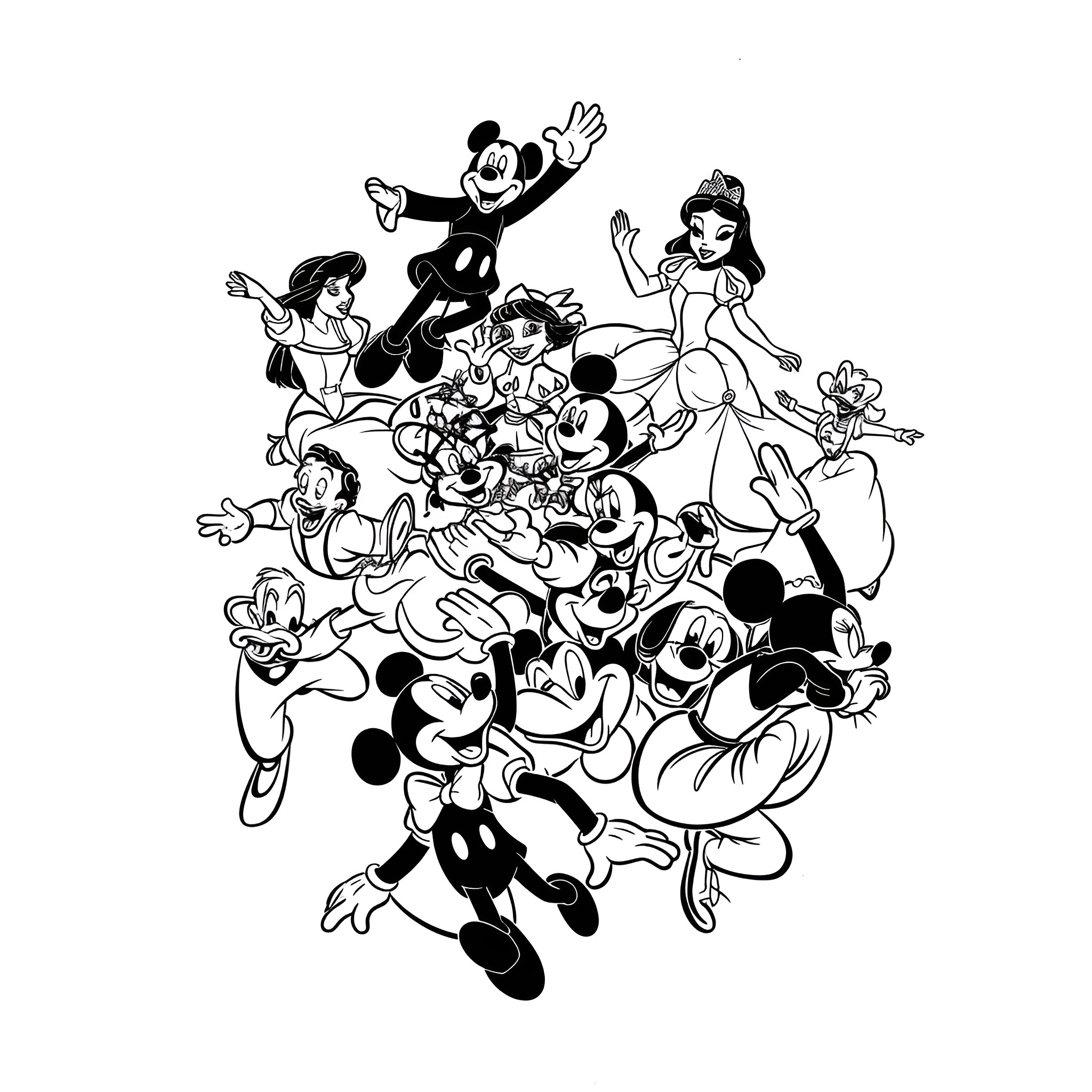 47 Best Easy Disney Drawing Ideas Drawing Ideas (Free Printable PDFs)