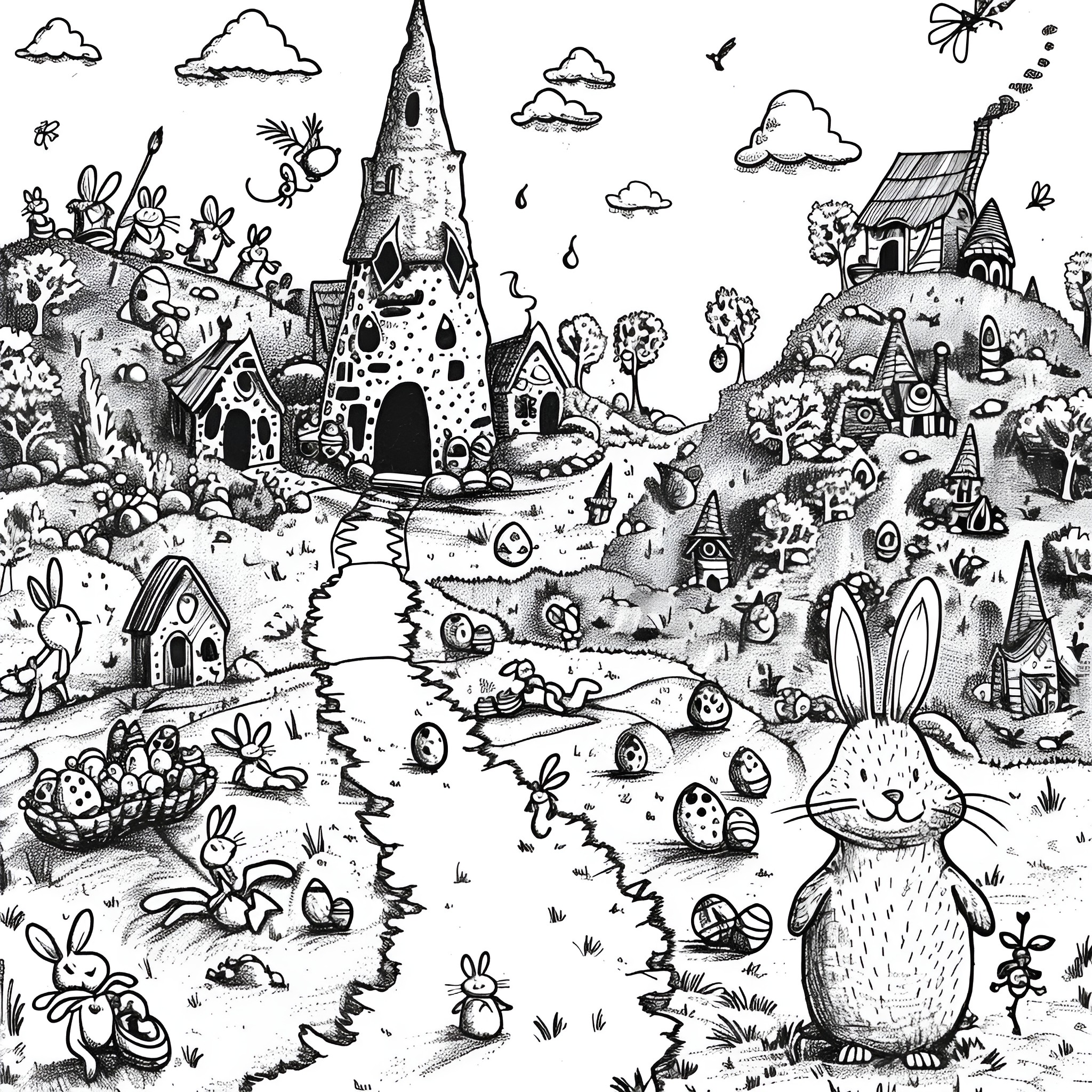 47 Best Easy Easter Drawing Ideas Drawing Ideas (Free Printable PDFs)