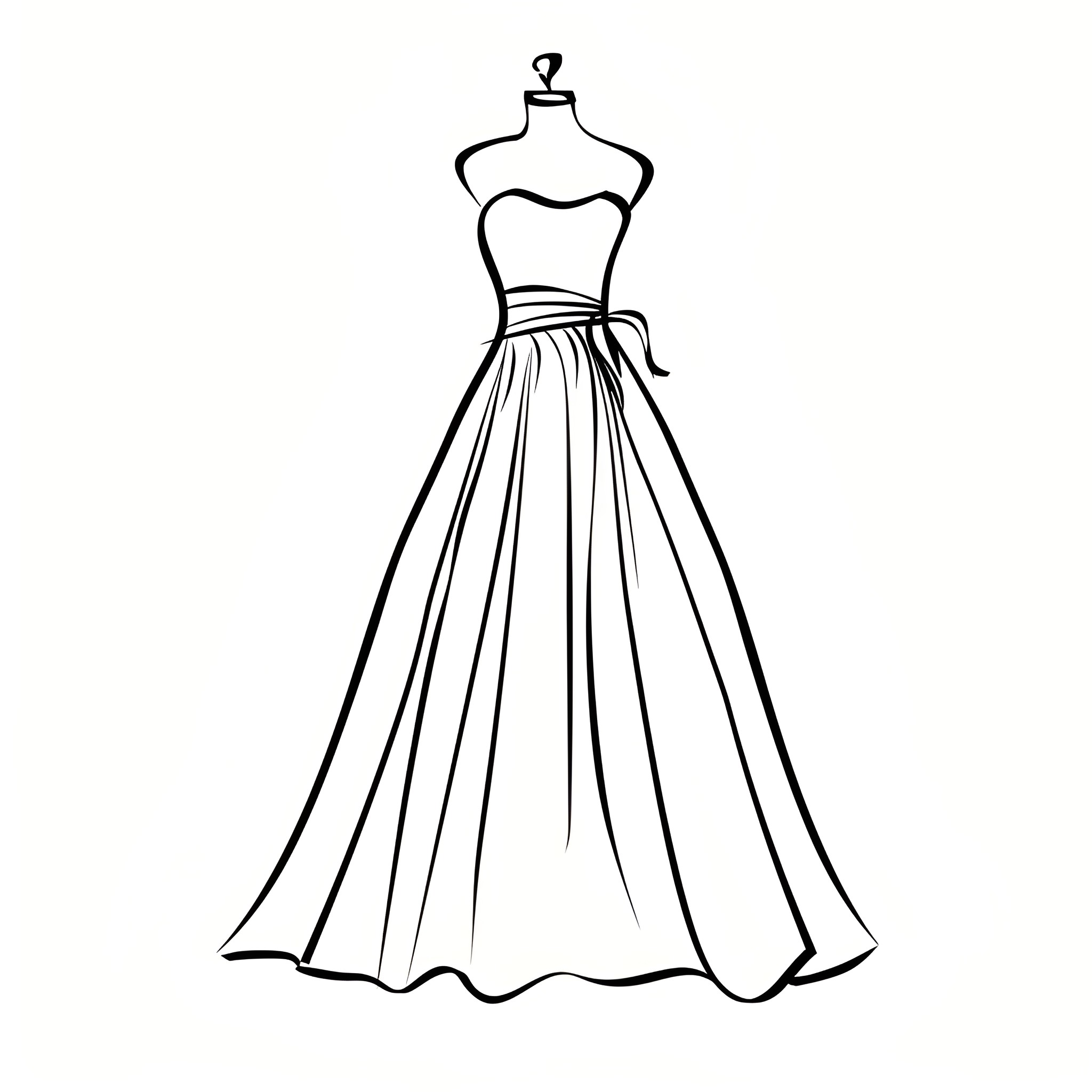 38 Best Easy Dress Drawing Ideas Drawing Ideas (Free Printable PDFs)