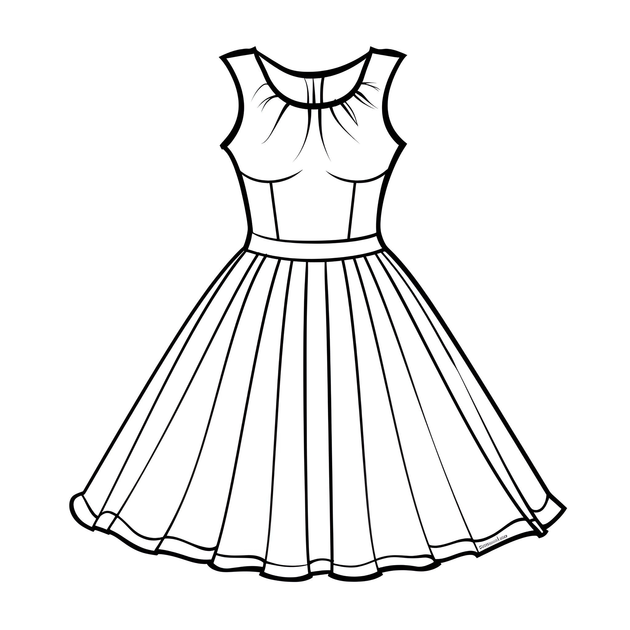 38 Best Easy Dress Drawing Ideas Drawing Ideas (Free Printable PDFs)