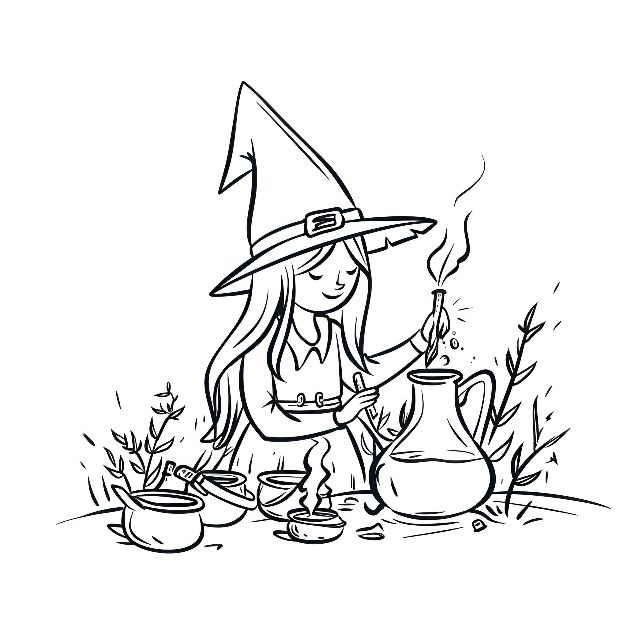 48 Best Easy Witch Drawing Ideas Drawing Ideas (Free Printable PDFs)