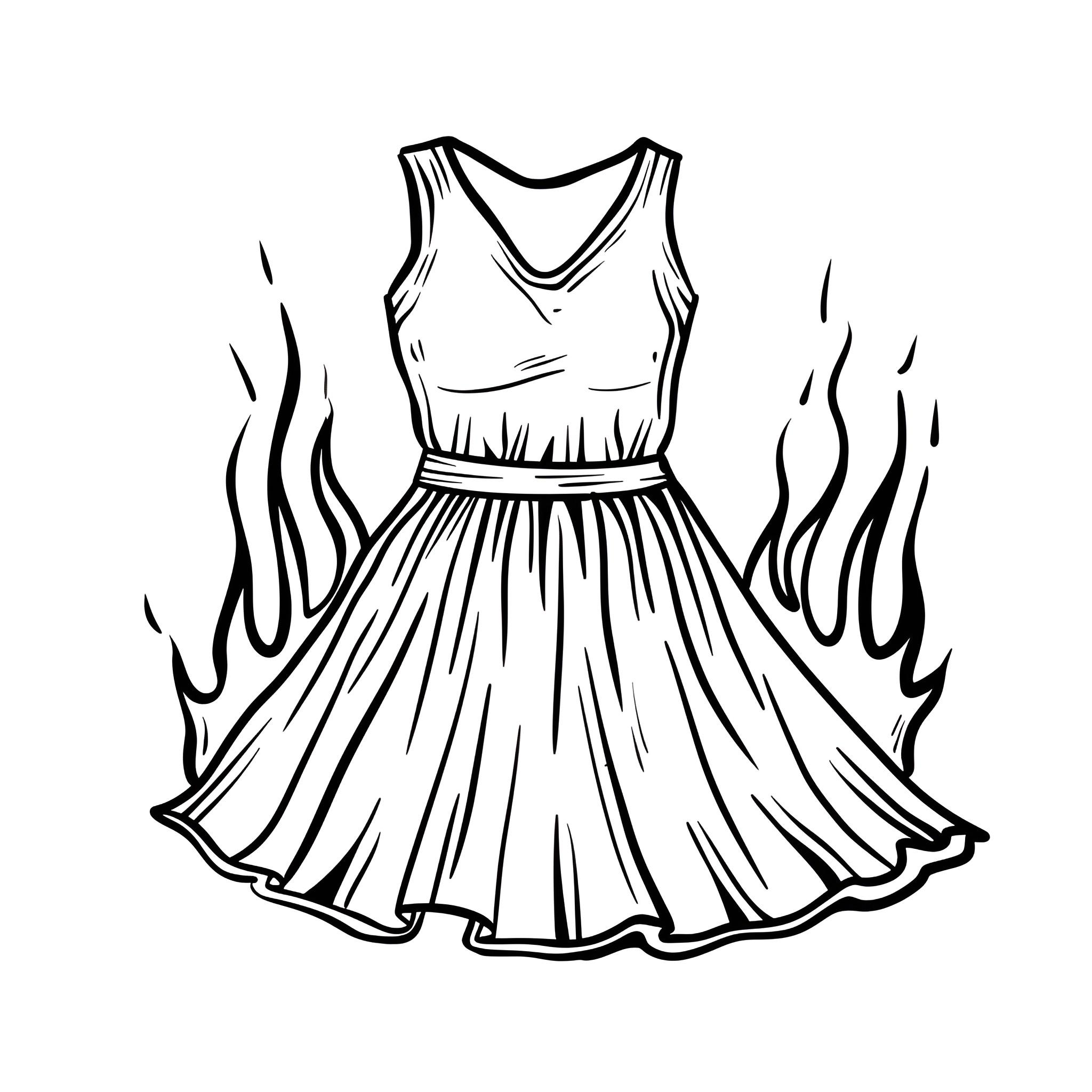 38 Best Easy Dress Drawing Ideas Drawing Ideas (Free Printable PDFs)