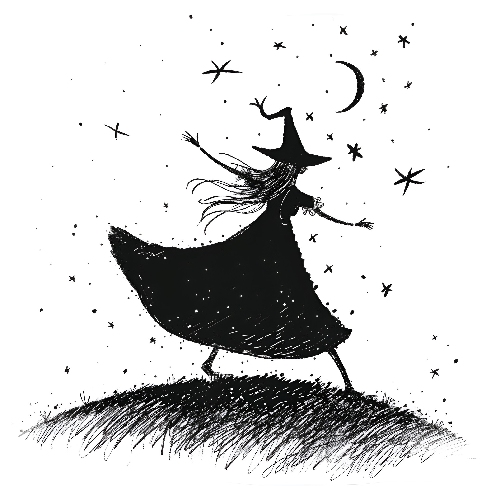 48 Best Easy Witch Drawing Ideas Drawing Ideas (Free Printable PDFs)