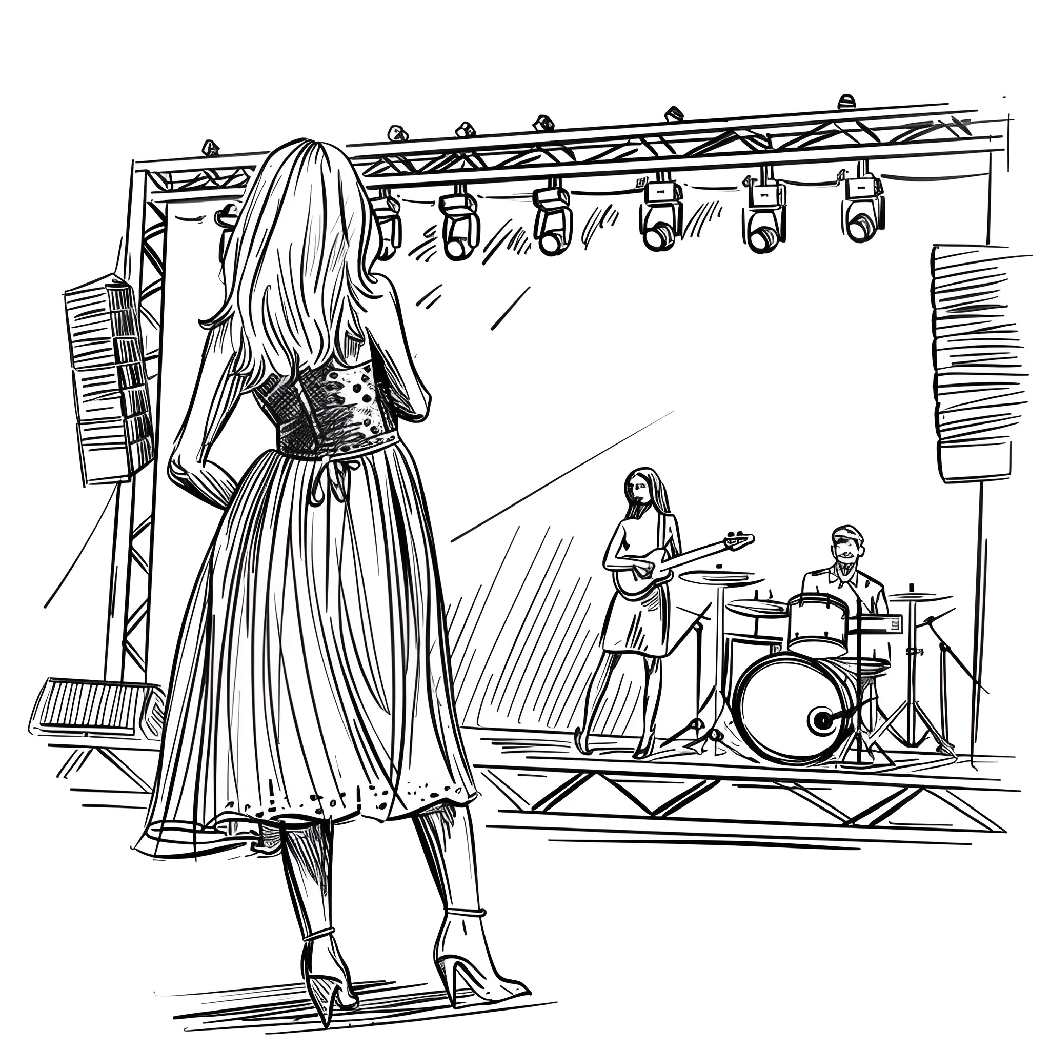 38 Best Easy Dress Drawing Ideas Drawing Ideas (Free Printable PDFs)