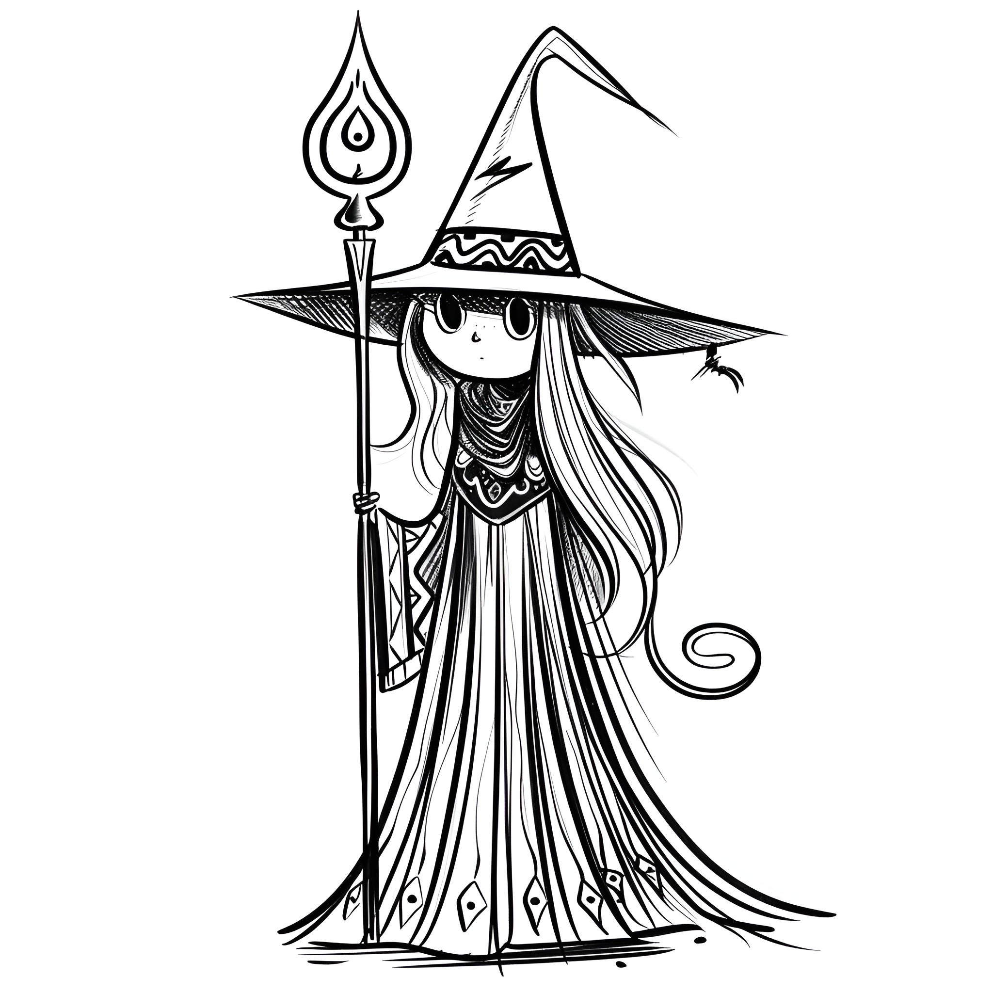 48 Best Easy Witch Drawing Ideas Drawing Ideas (Free Printable PDFs)