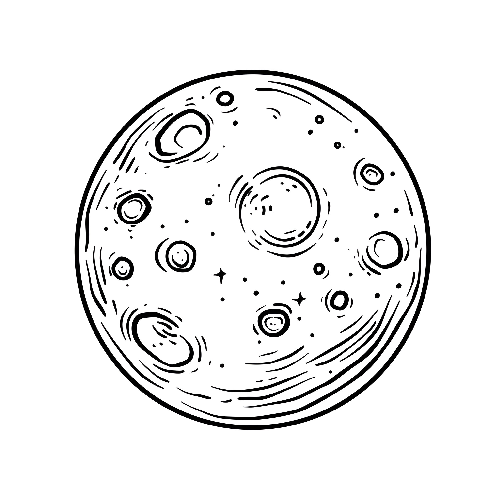 48 Best Easy Moon Drawing Ideas Drawing Ideas (Free Printable PDFs)