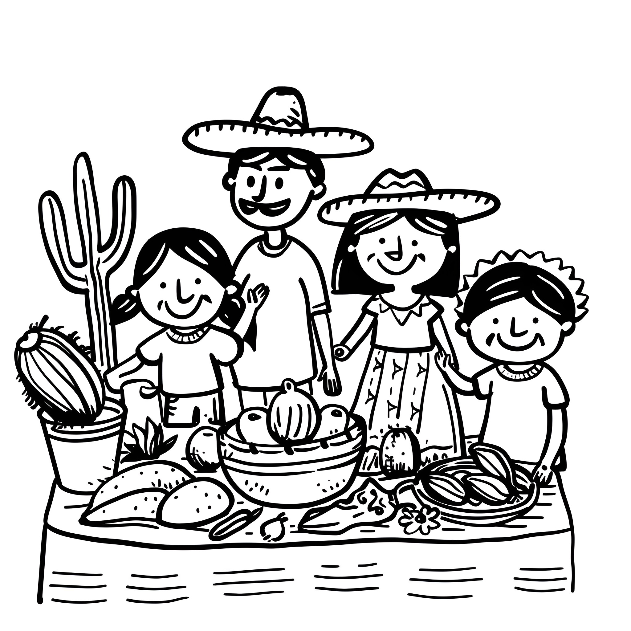 48 Best Easy Mexico Drawing Ideas Drawing Ideas (Free Printable PDFs)